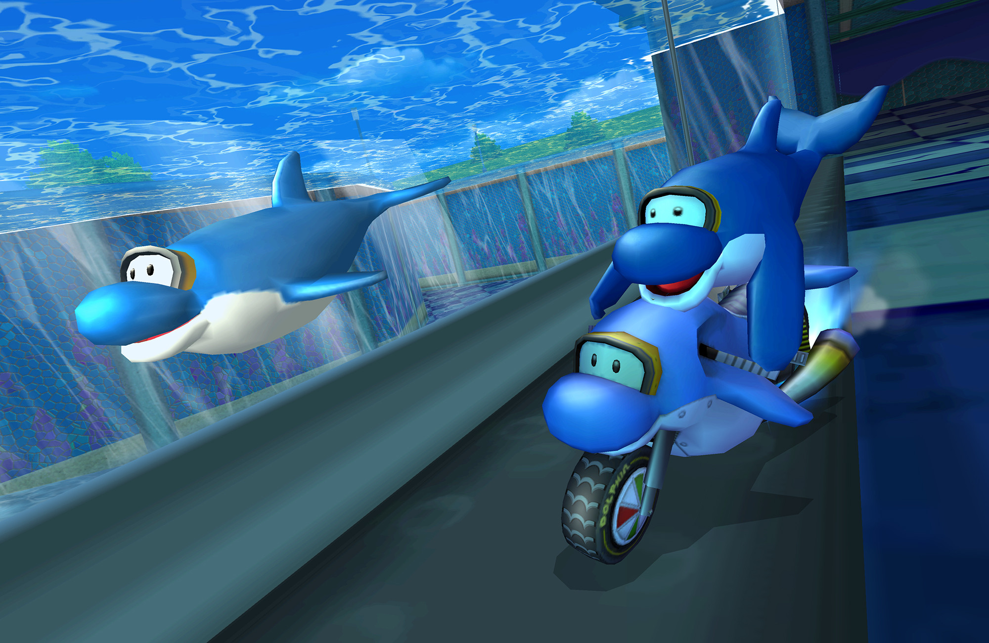 Dolphin (W/ Custom Animations) Mod for Mario Kart Wii | MKWii Mods