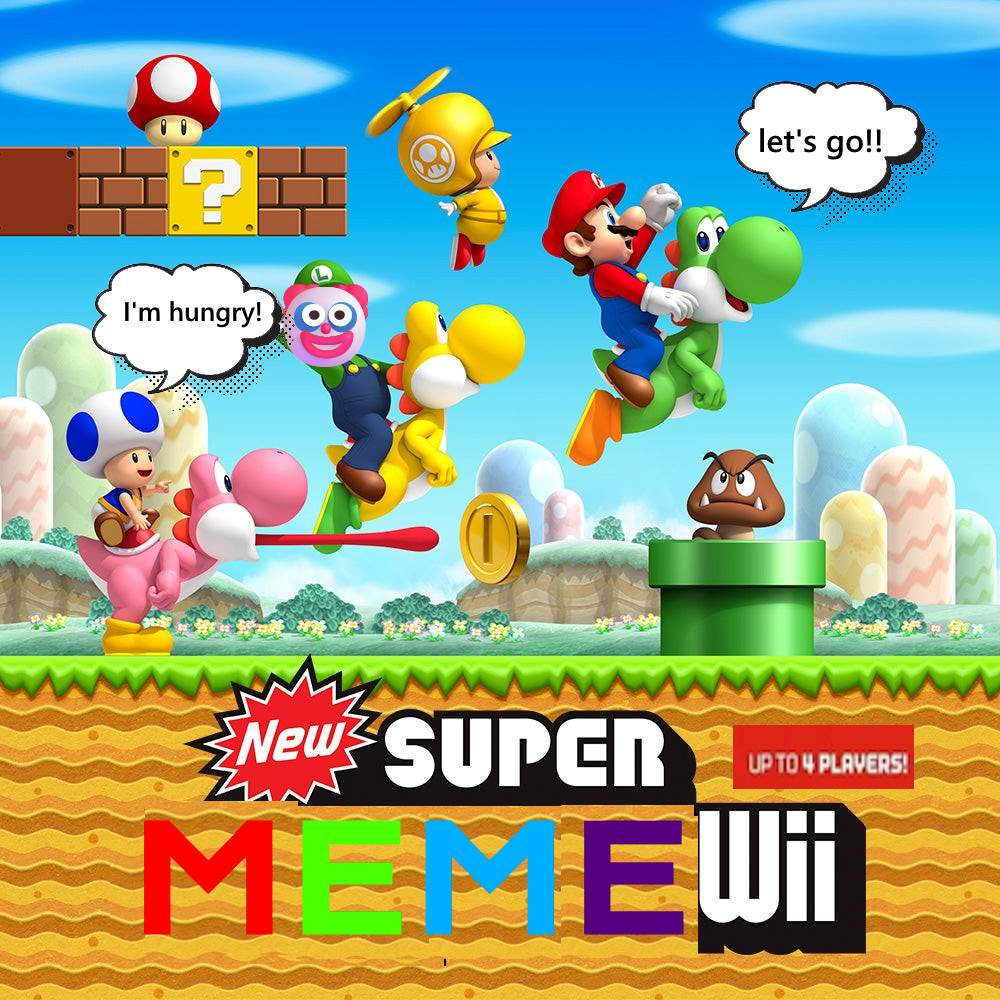 New Super Meme Wii Mod for New Super Mario Bros. Wii | NSMBW Mods