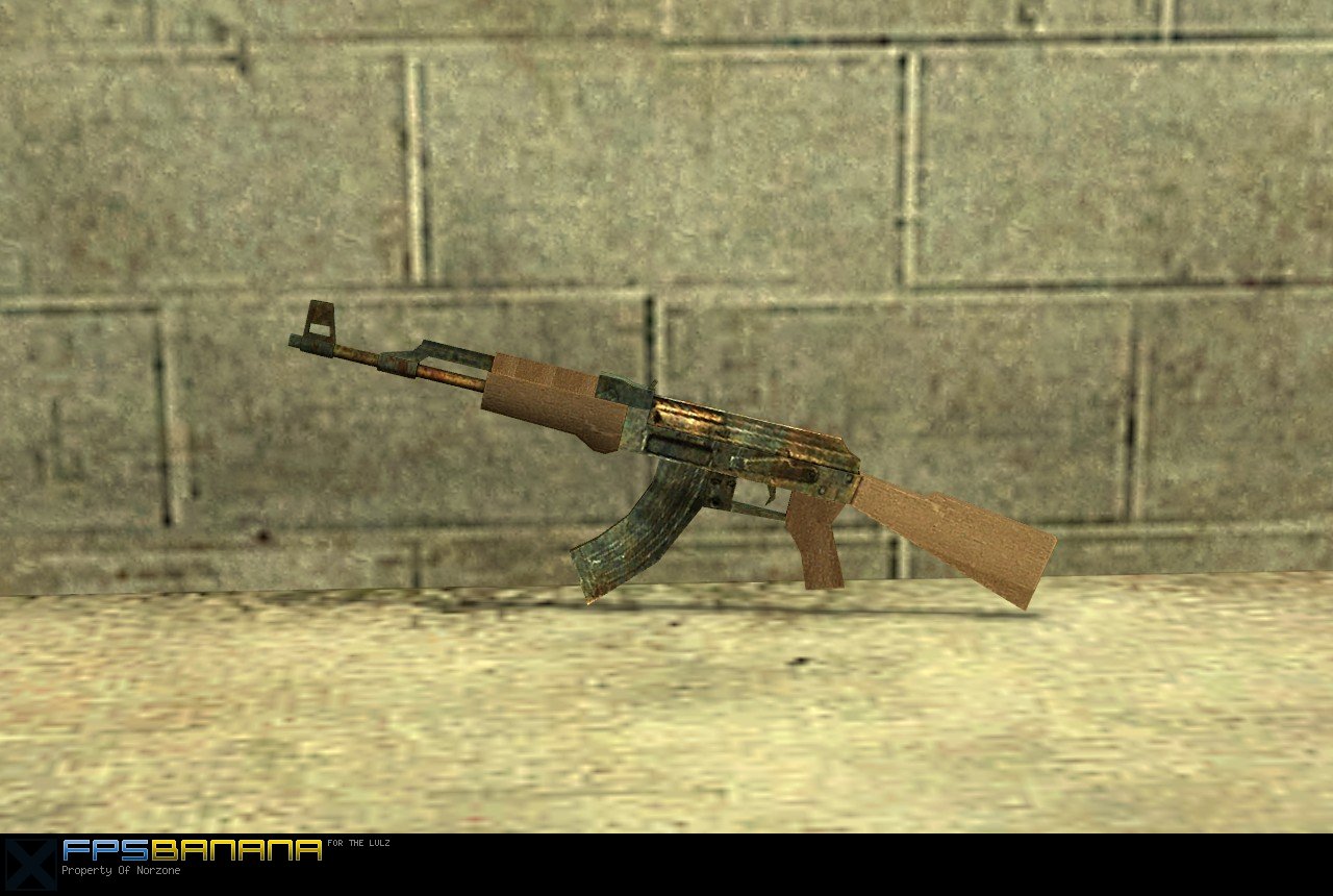 Old Rusted AK-47 Mod for Counter-Strike: Source | CS:S Mods