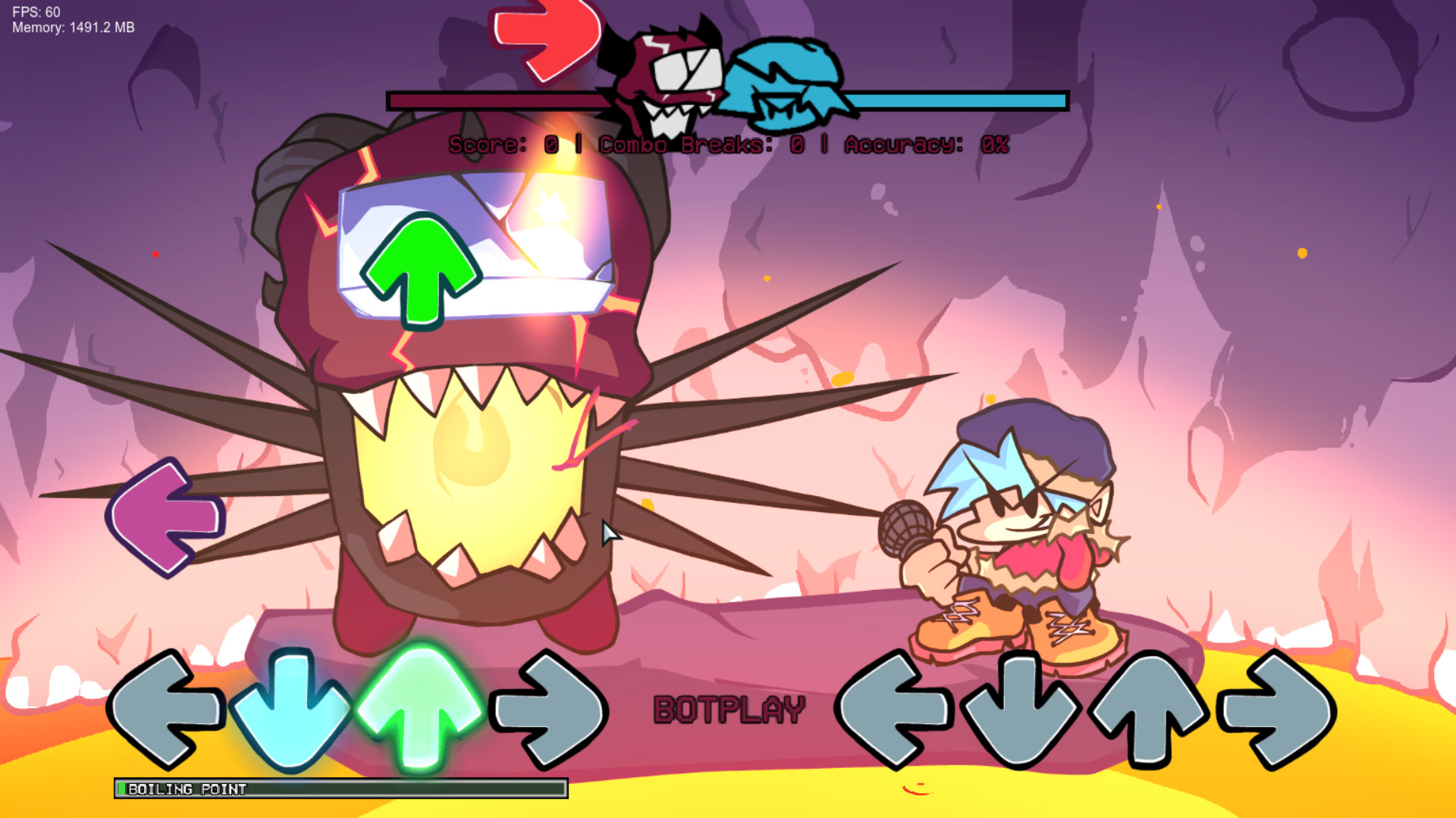 Dialogue V4 Boyfriend Icon Mod for Friday Night Funkin' | FNF Mods