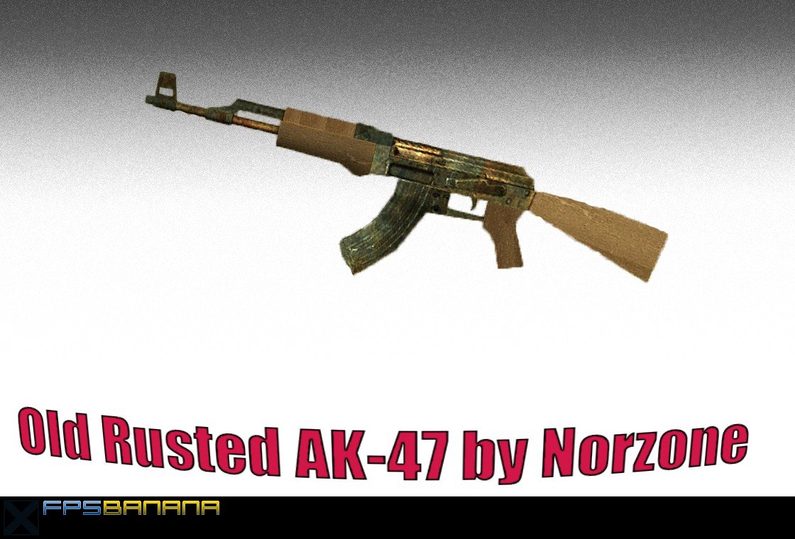 Old Rusted AK-47 Mod for Counter-Strike: Source | CS:S Mods