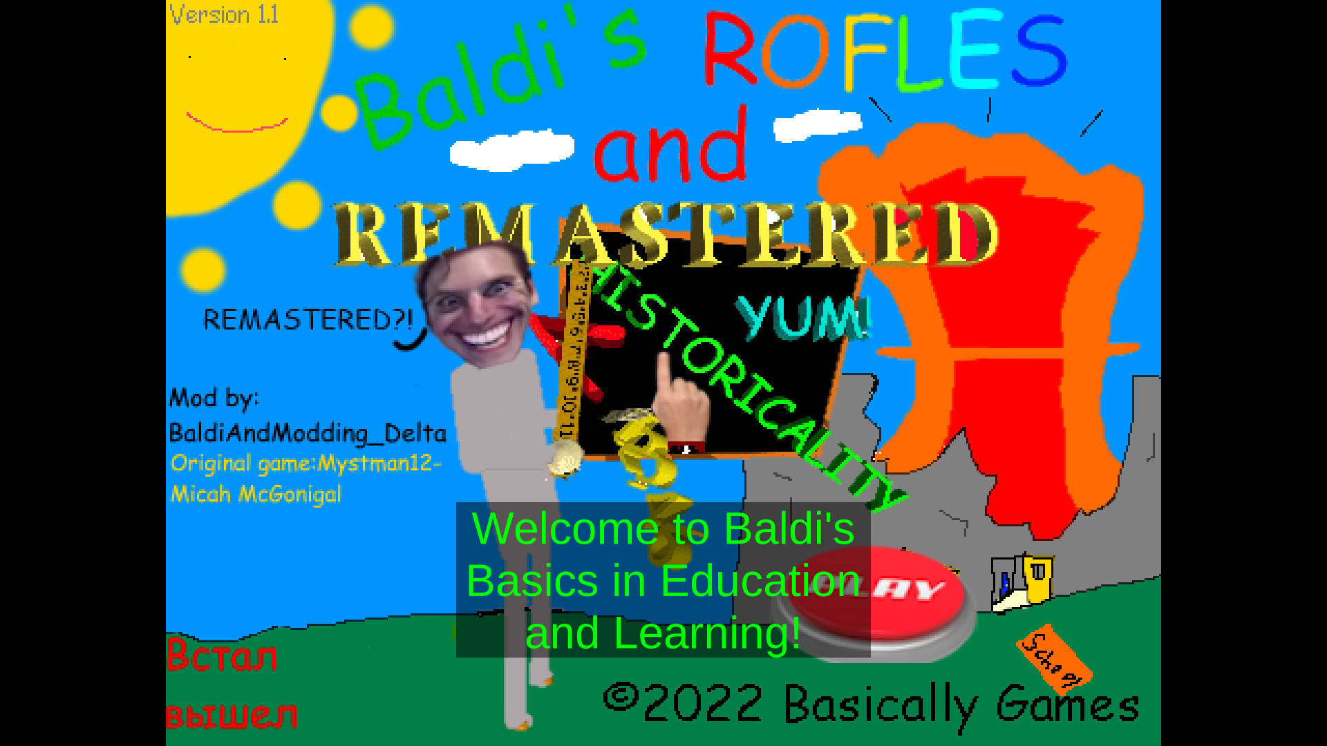 Baldi And Rofles Remastered(TEXT UPDATE) Mod for Baldi's Basics | Baldi ...