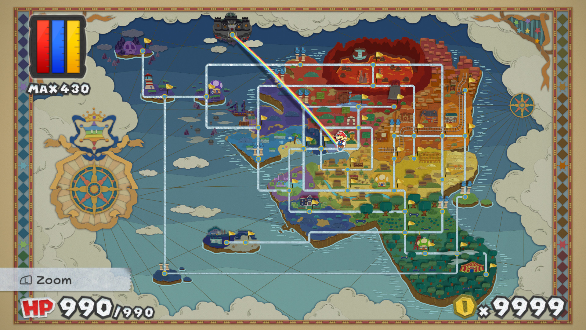 100% Save File Mod for Paper Mario: Color Splash | PM:CS Mods