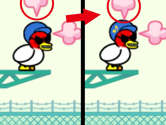 Music note on Captain Blue Bird's hat Mod for Rhythm Heaven Megamix ...