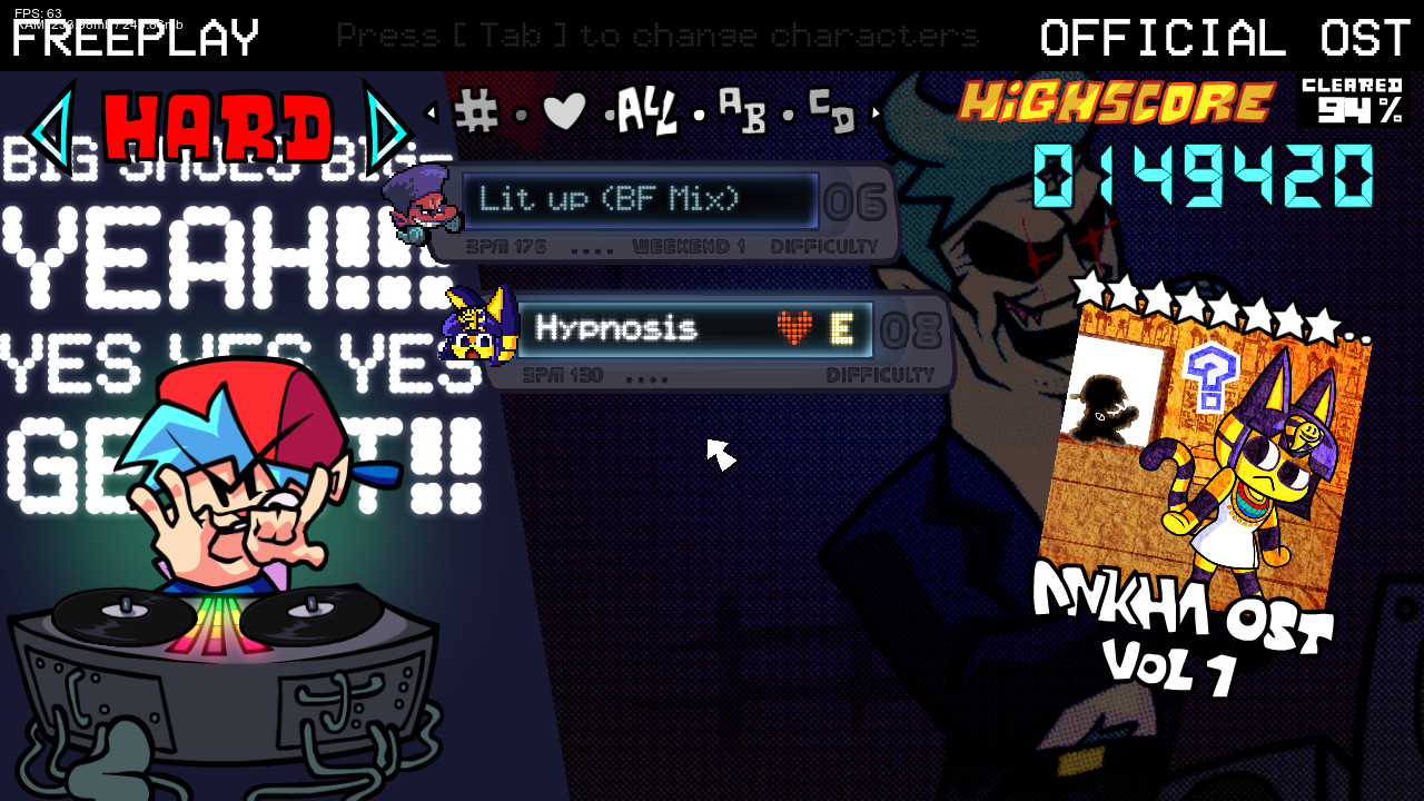 The Ankha Beat Crossing Mod for Friday Night Funkin' | FNF Mods