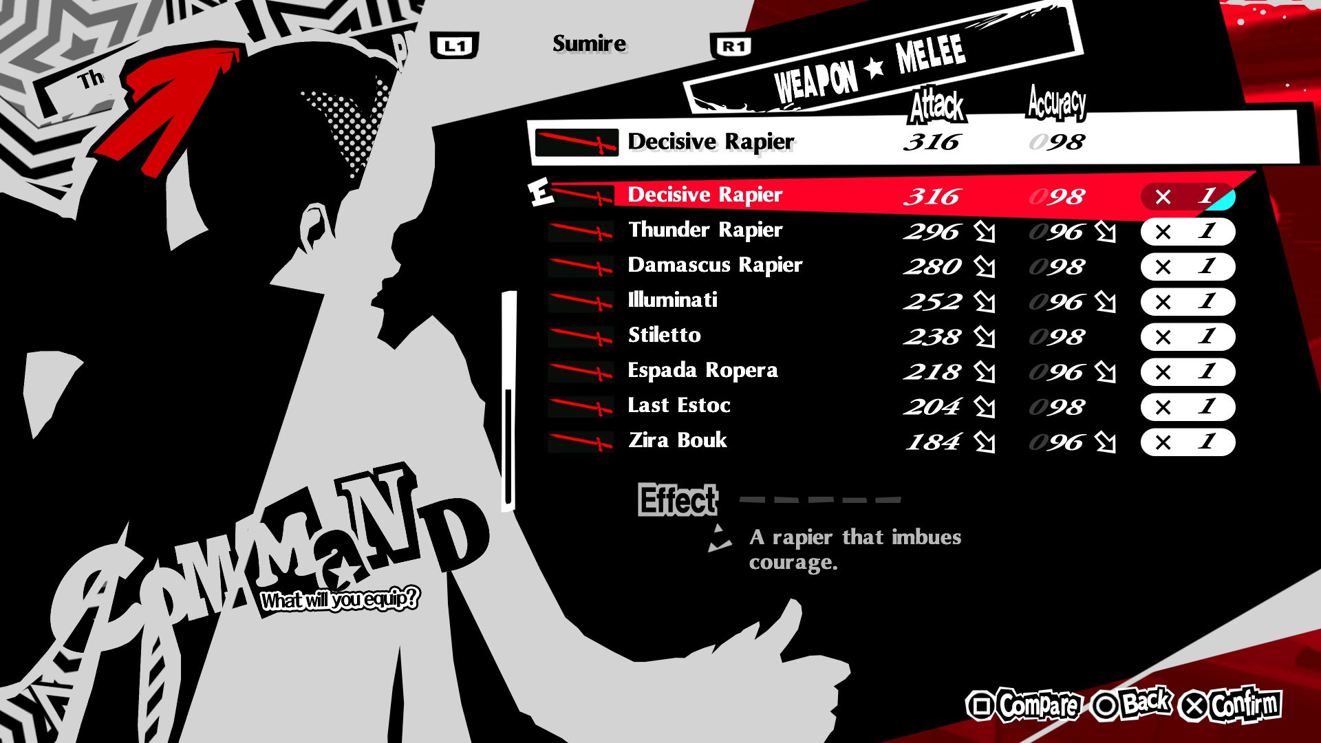 Kasumi as Protag - Weapons & Equipment Patch Mod for Persona 5 Royal ...