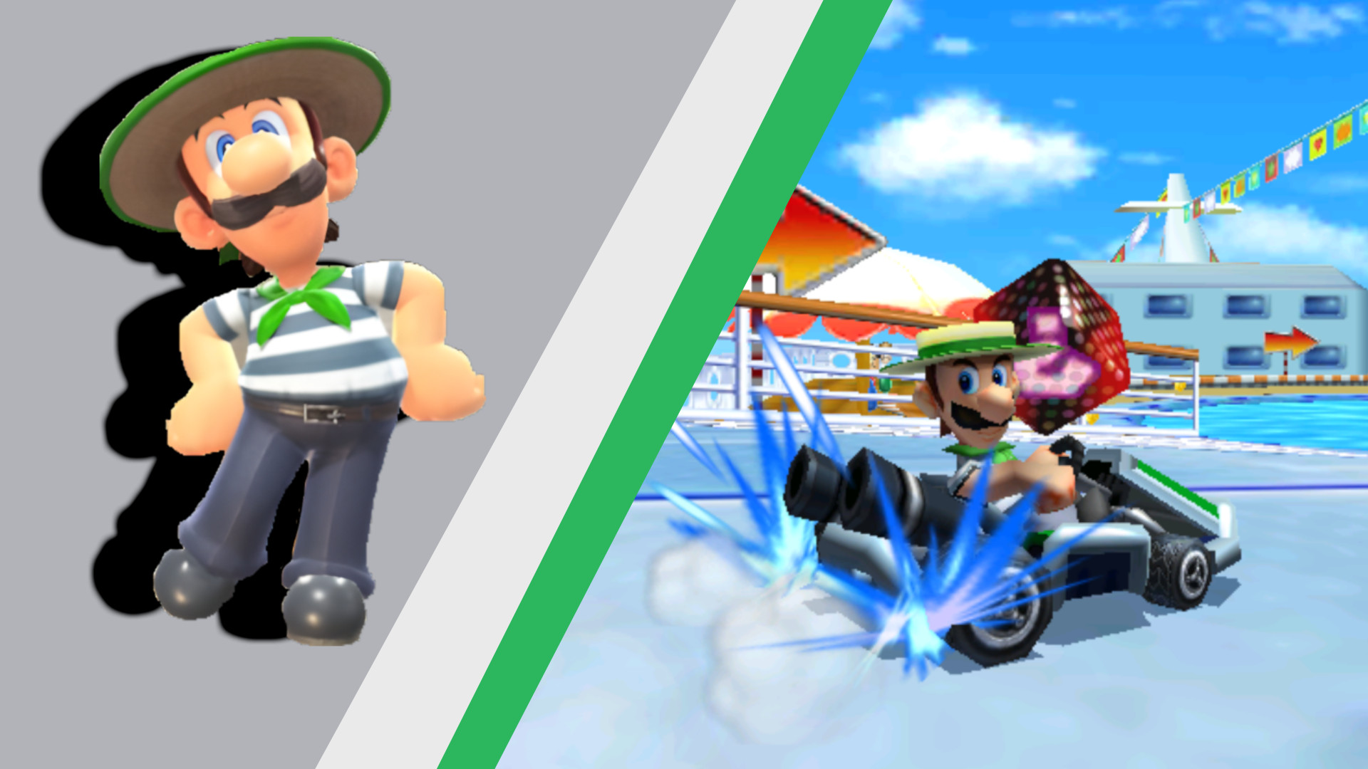 Luigi (Gondolier) Mod for Mario Kart 7 | MK7 Mods