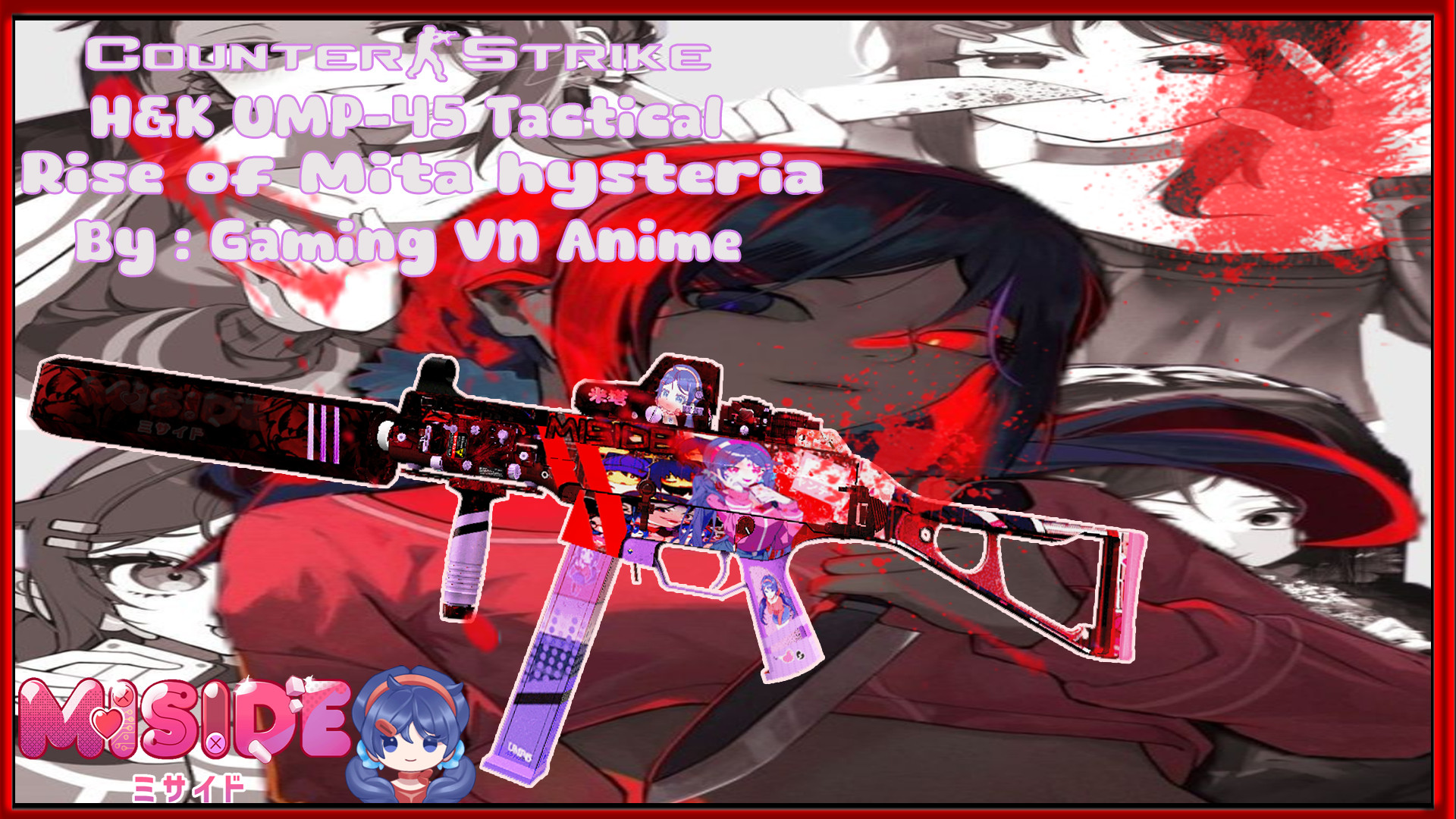 H&K UMP-45 Tactical - Rise of Mita hysteria Mod for Counter-Strike 1.6 ...