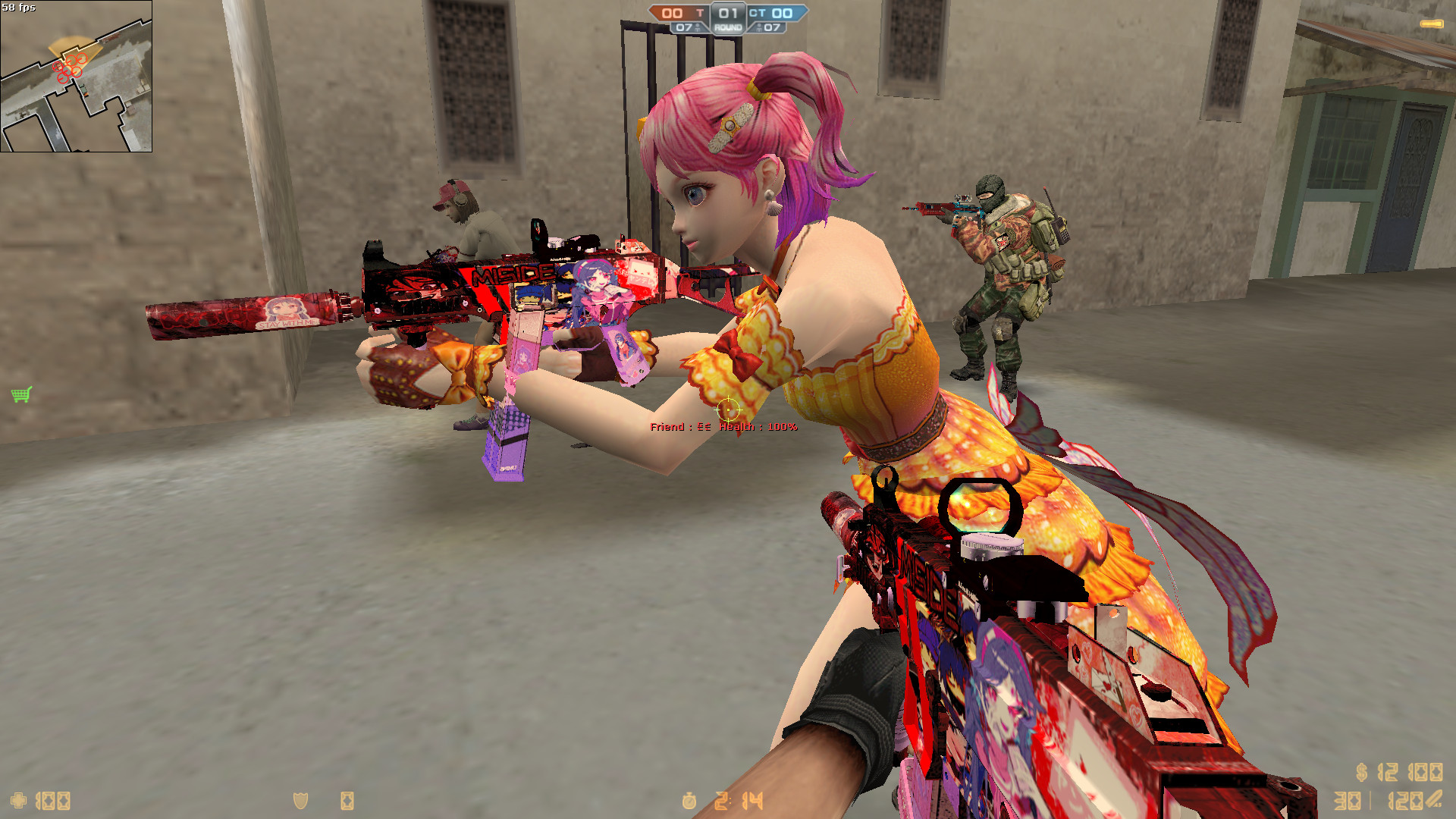 H&K UMP-45 Tactical - Rise of Mita hysteria Mod for Counter-Strike 1.6 ...