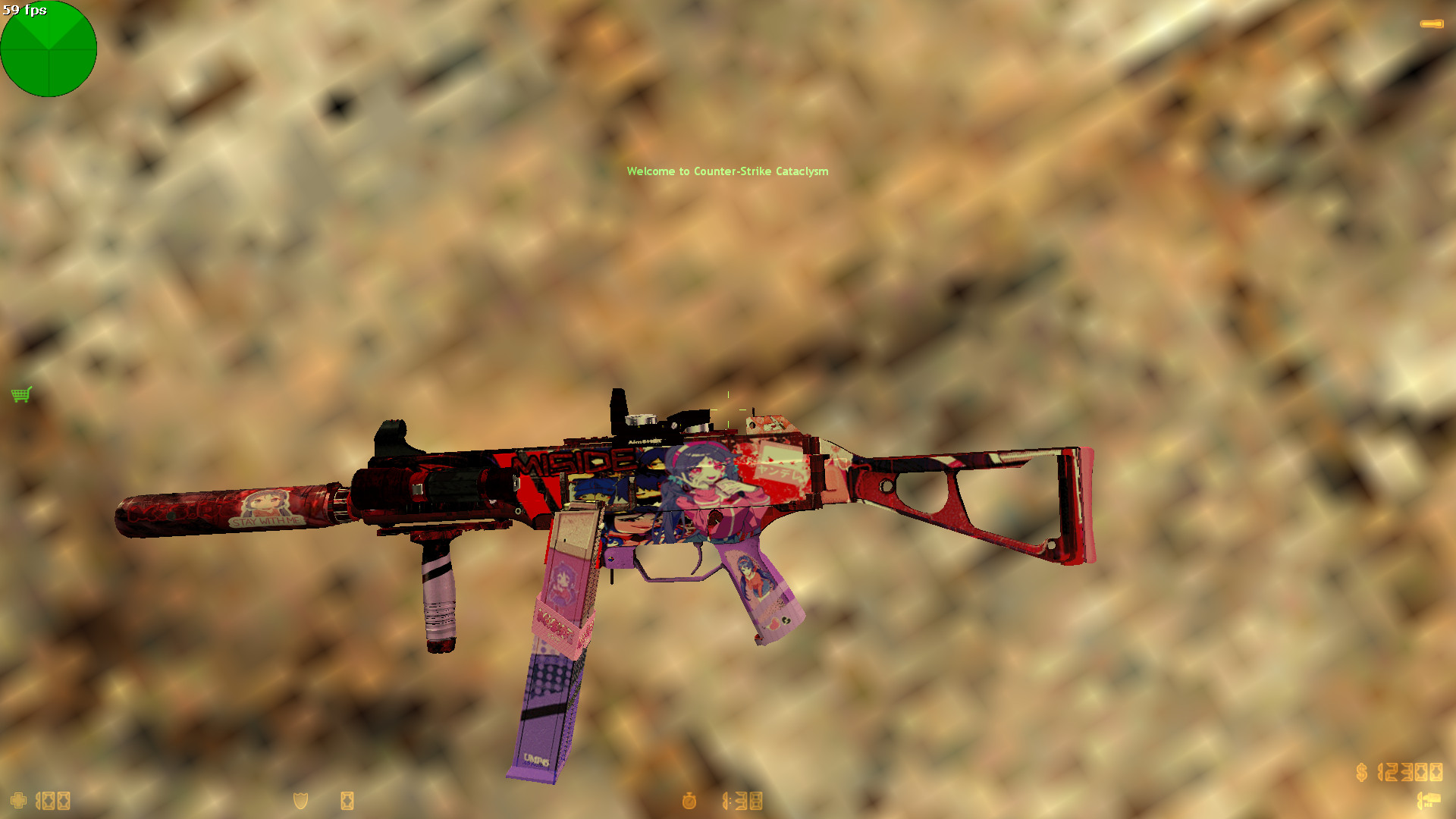 H&K UMP-45 Tactical - Rise of Mita hysteria Mod for Counter-Strike 1.6 ...