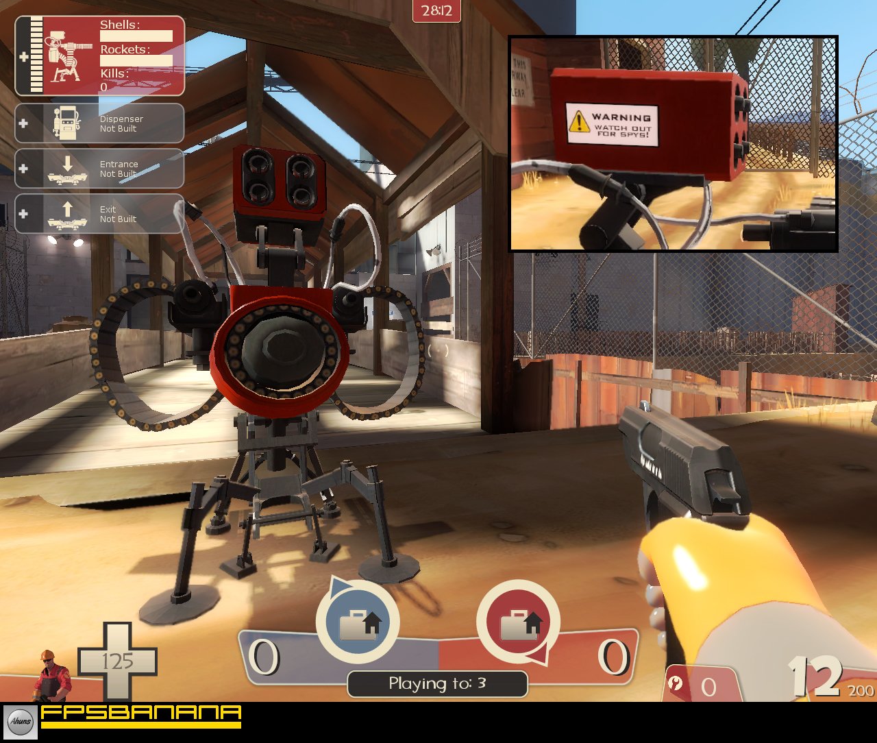 Restored & textured sentry gun Mod for Team Fortress 2 | TF2 Mods