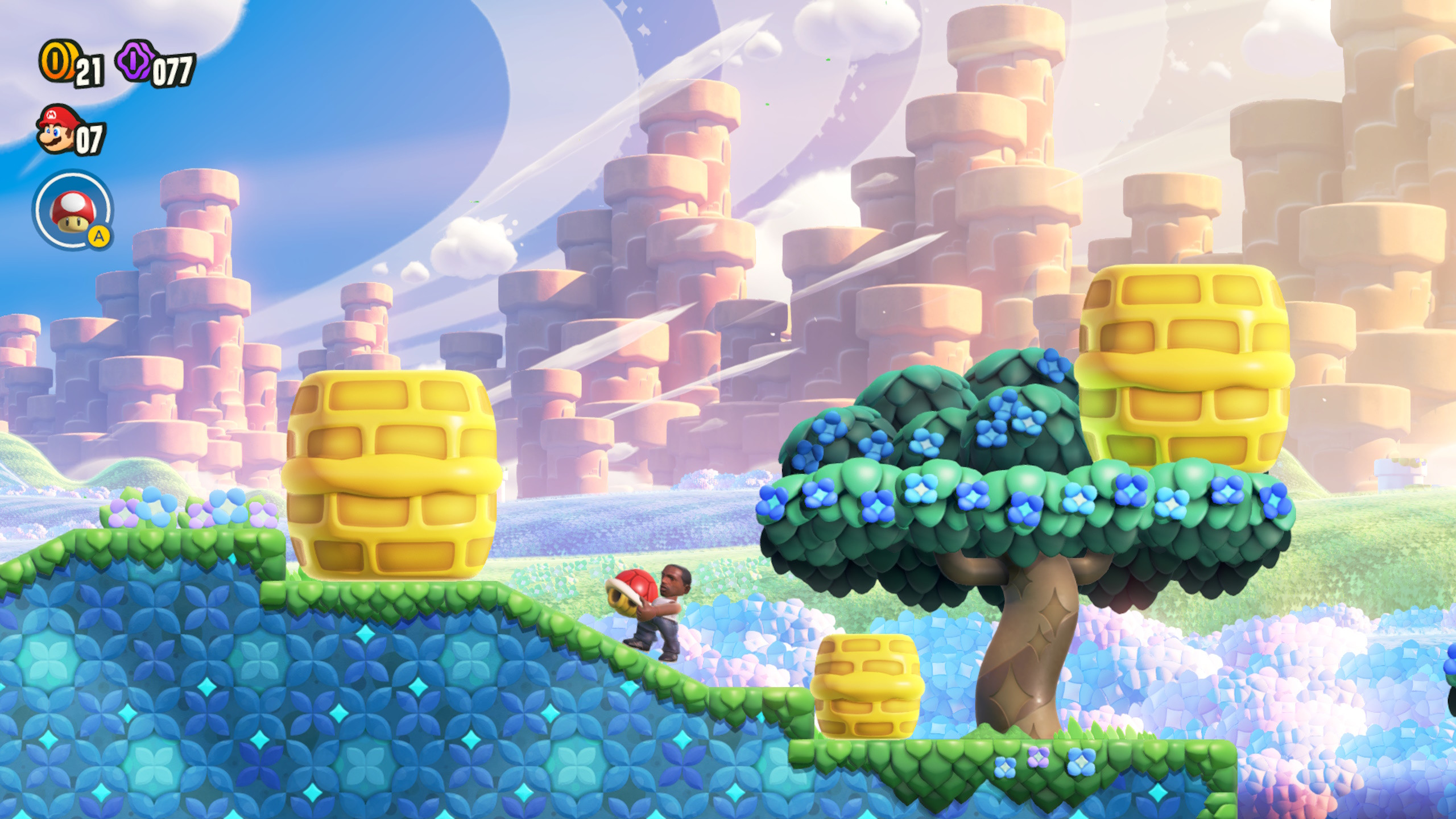 Super CJ Wonder Mod for Super Mario Bros. Wonder | SMBW Mods