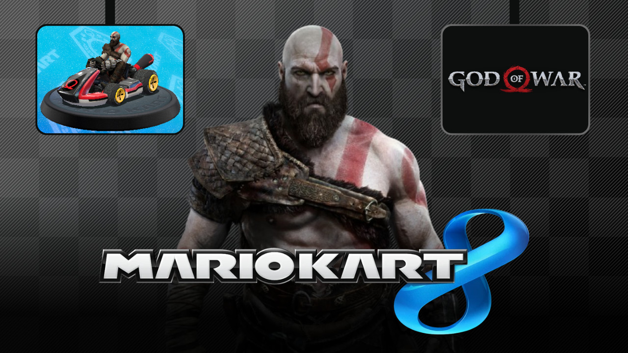 Kratos Mod for Mario Kart 8 | MK8 Mods
