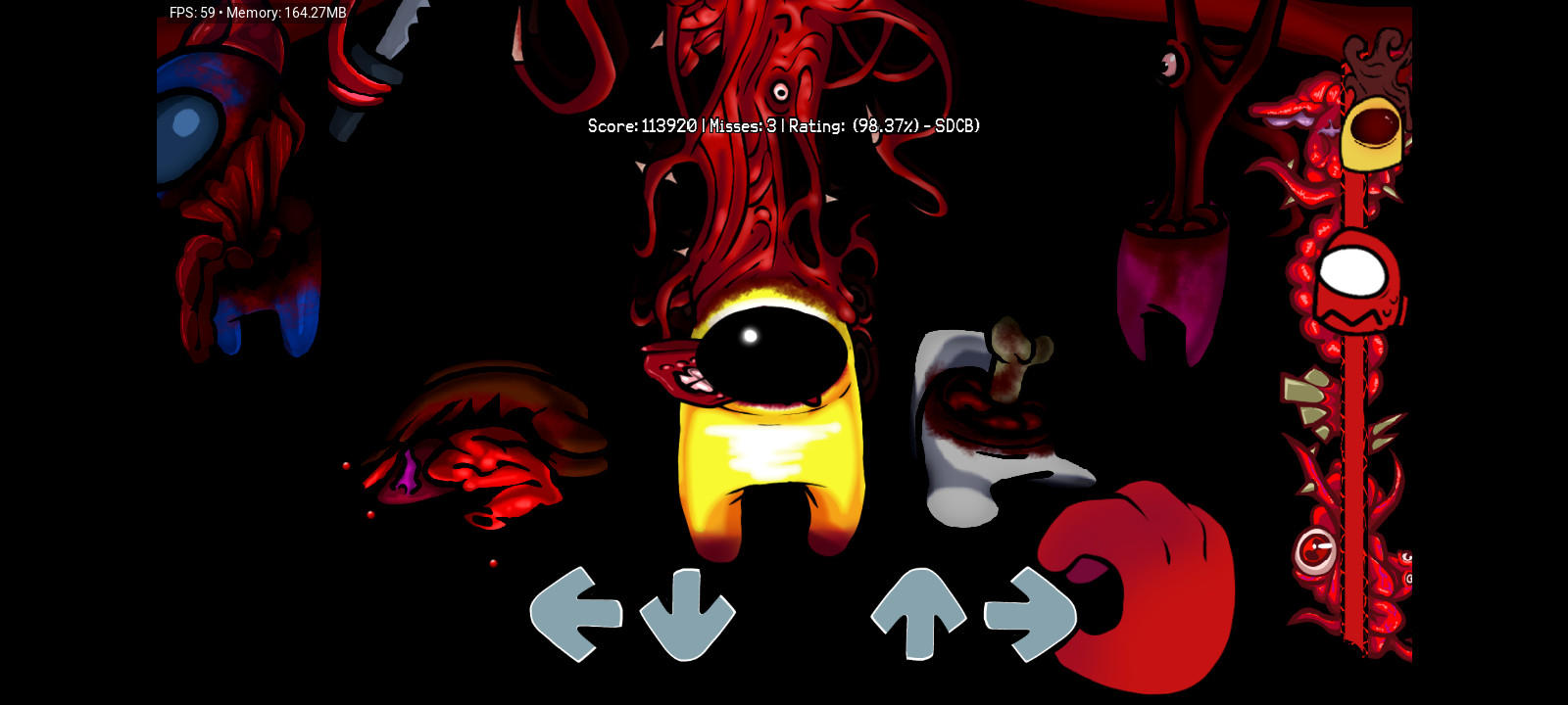 Freakpostor - (Nightmare Vision Port) Mod for Friday Night Funkin' | FNF Mods