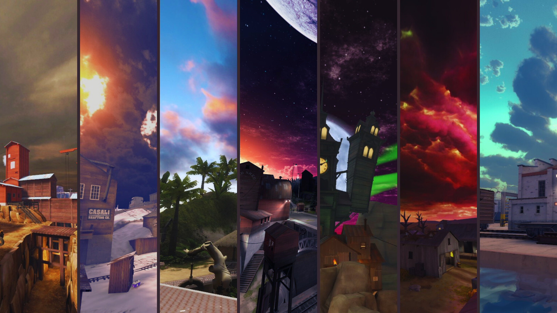 Skybox Replacement Pack Mod for Team Fortress 2 | TF2 Mods