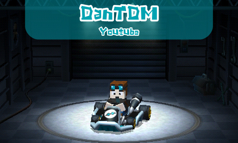 DanTDM (Youtube) Mod for Mario Kart 7 | MK7 Mods
