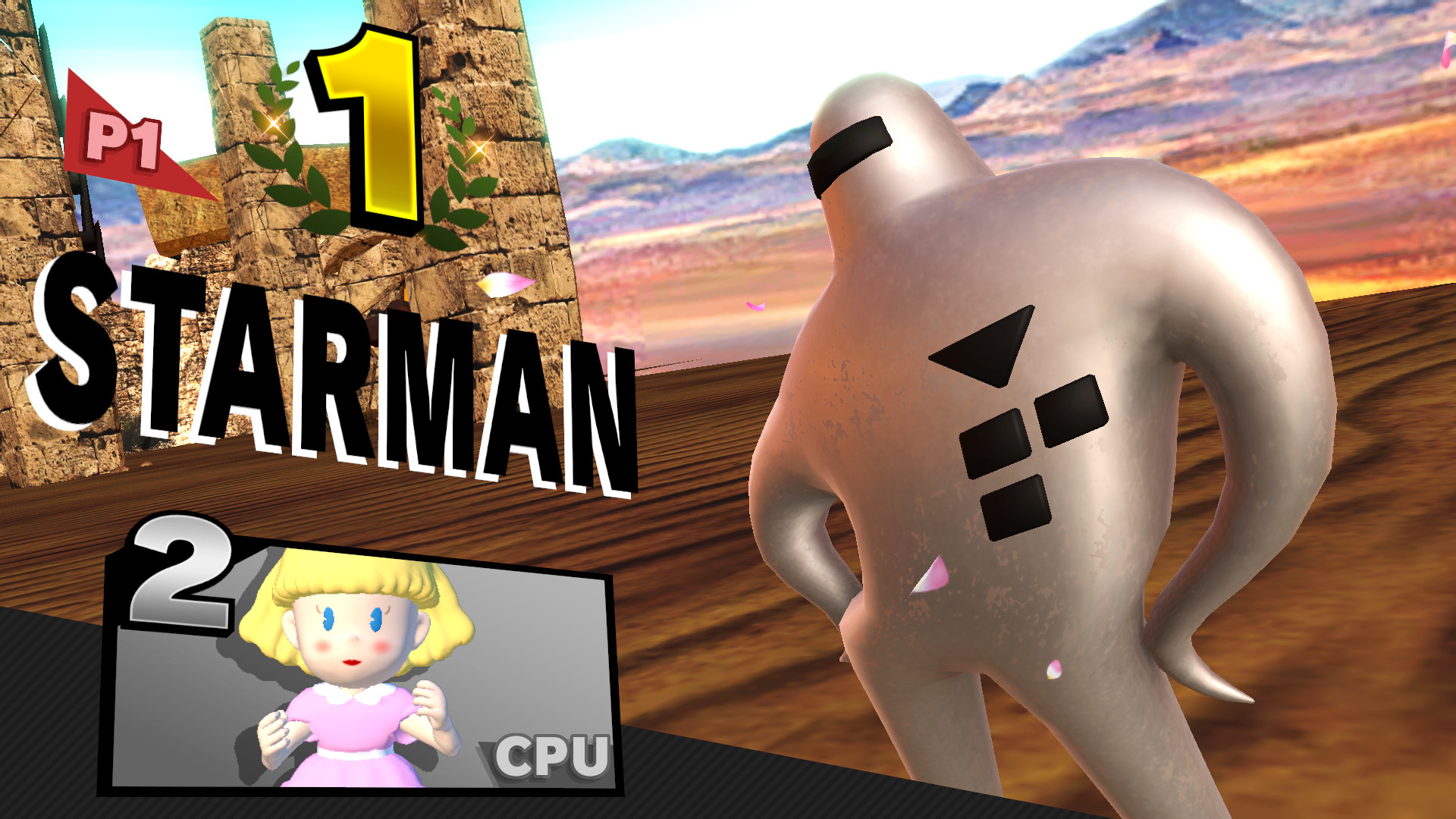 Starman (EarthBound) over Mewtwo Mod for Super Smash Bros. Ultimate | SSBU Mods