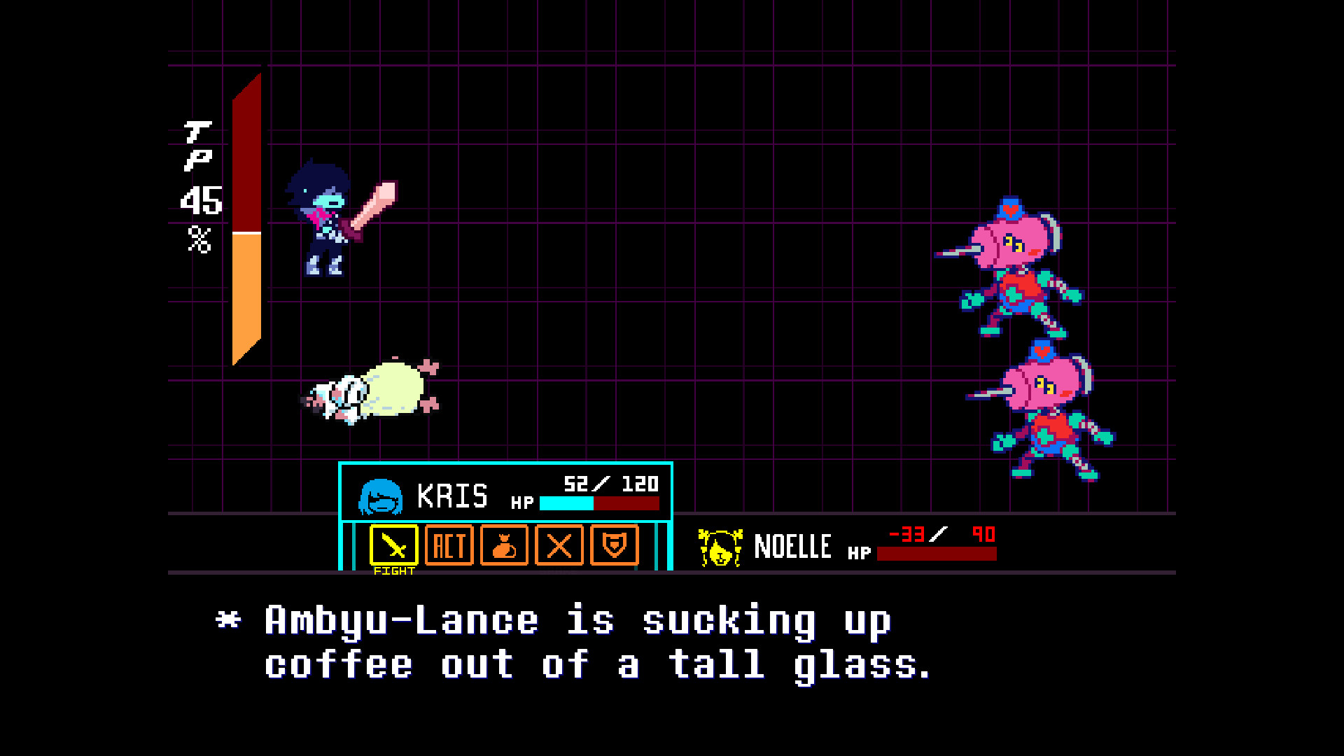 Family Guy Down & Fell Pose - Fun Gang Mod for Deltarune | DR Mods