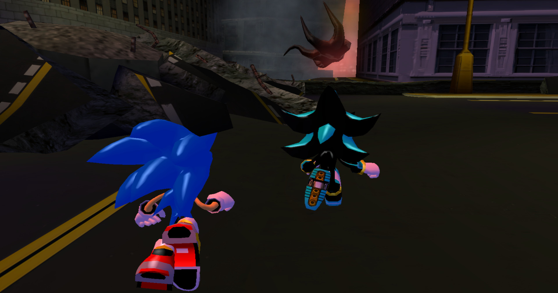 Sonic with Soap Shoes Mod for Shadow The Hedgehog | ShTH Mods