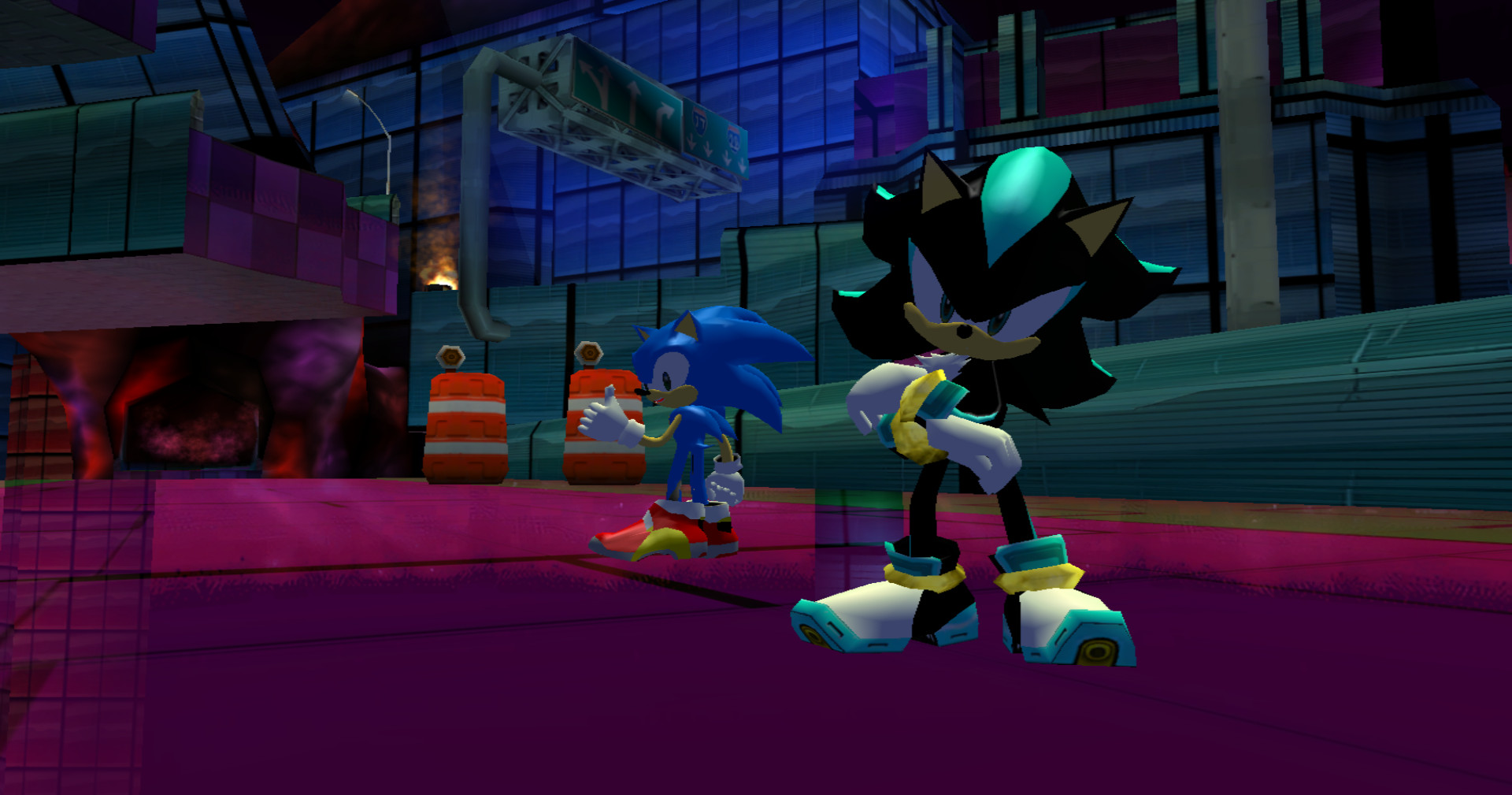 Sonic with Soap Shoes Mod for Shadow The Hedgehog | ShTH Mods