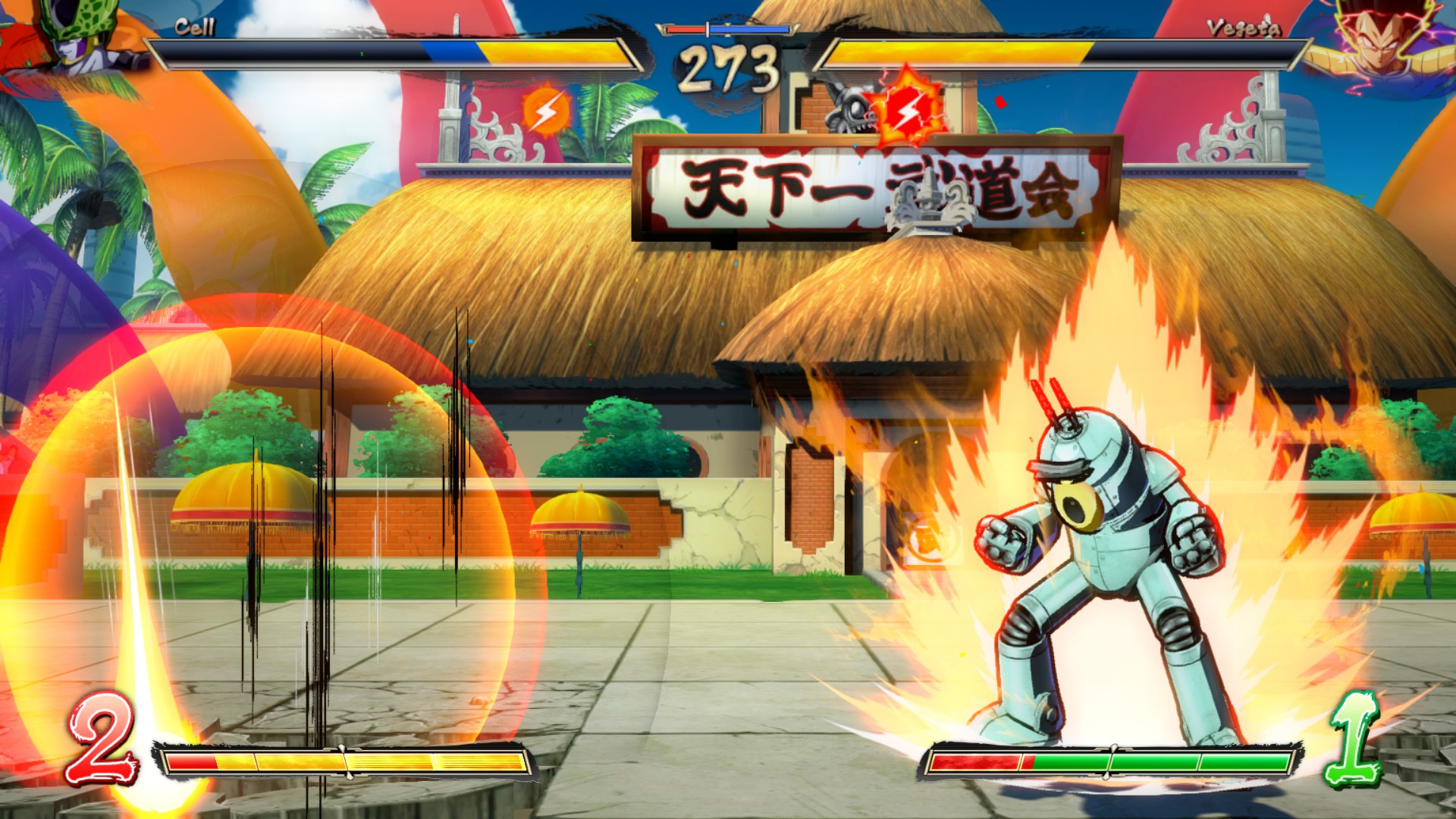 Mecha Plankton over Perfect Cell Mod for Dragon Ball FighterZ | DB:FZ Mods