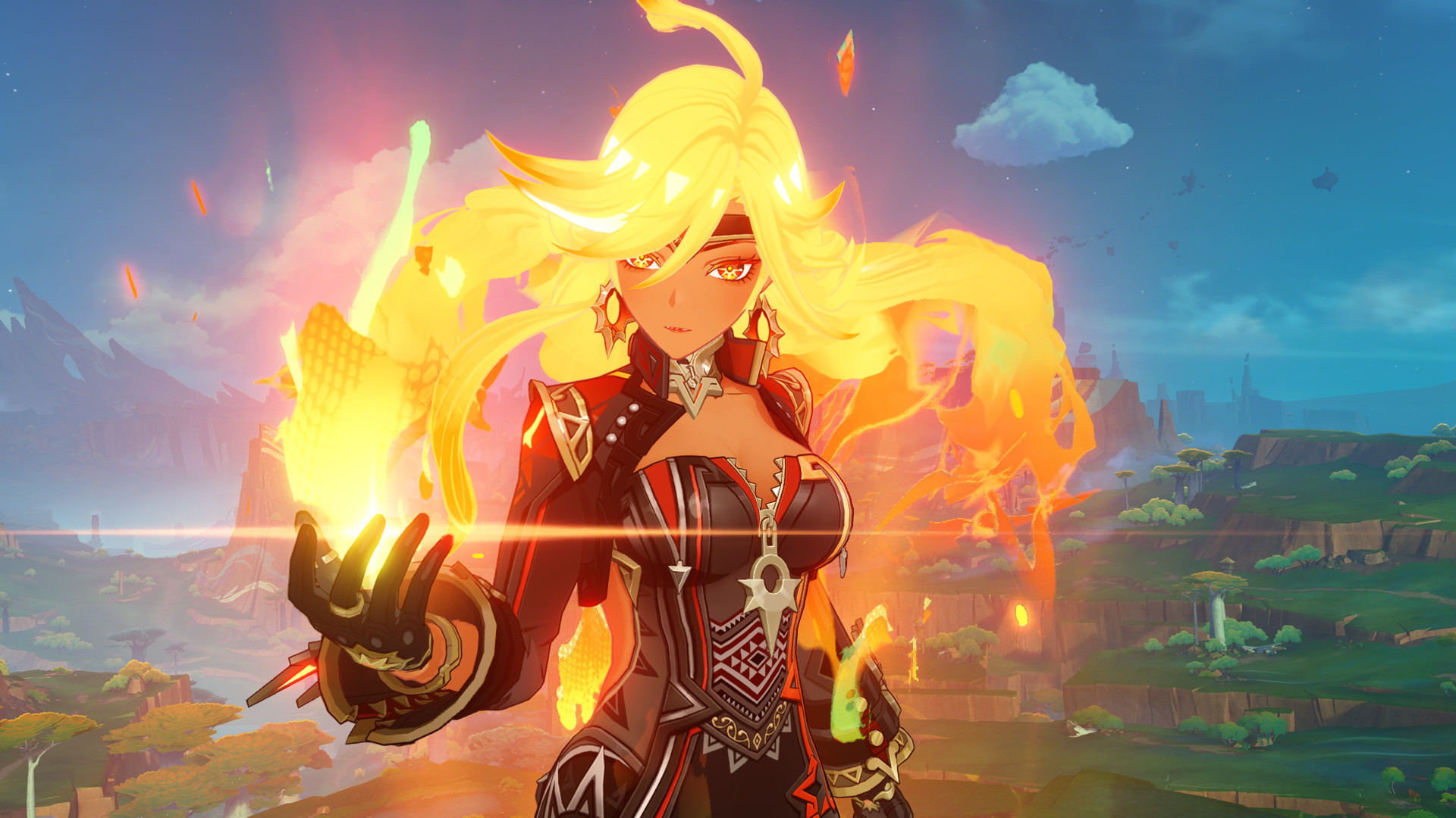 Haborym - Mavuika design retouches + new outfit Mod for Genshin Impact ...