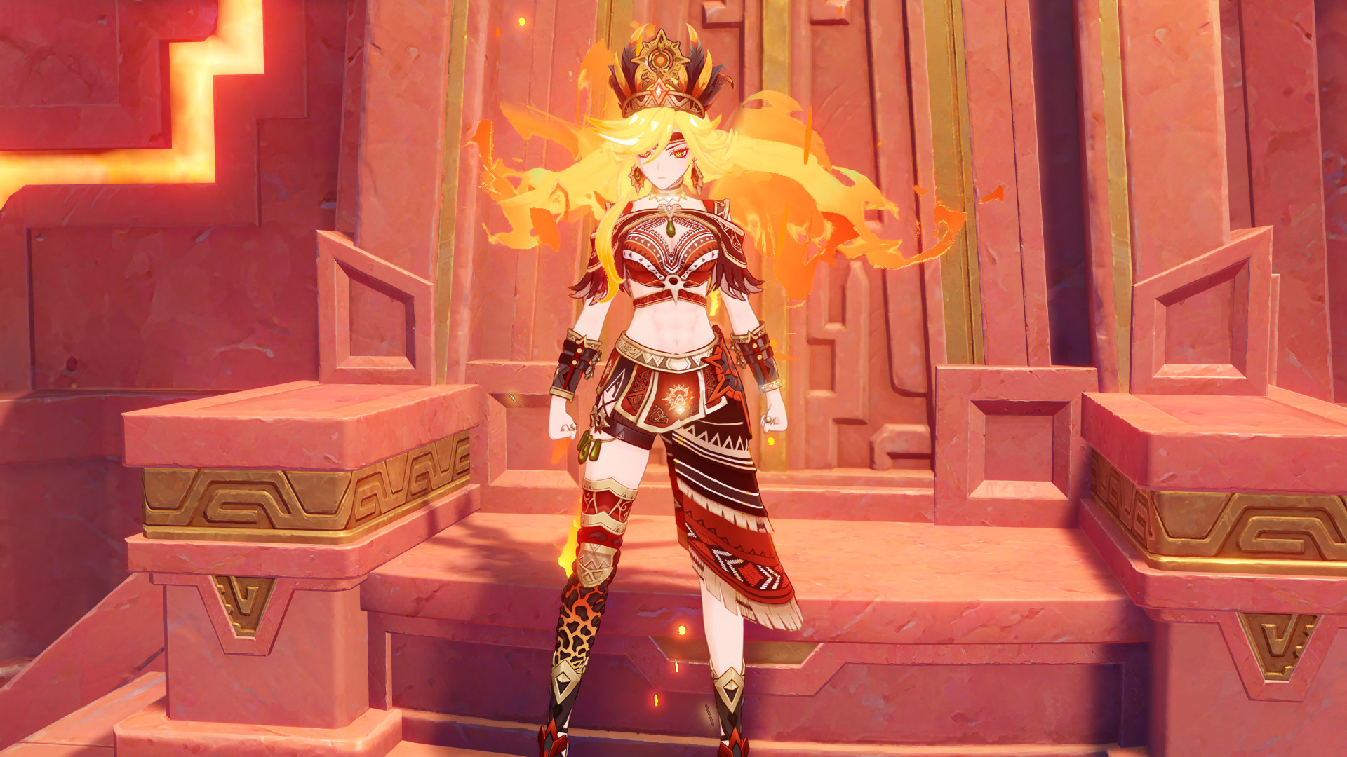 Haborym - Mavuika design retouches + new outfit Mod for Genshin Impact ...