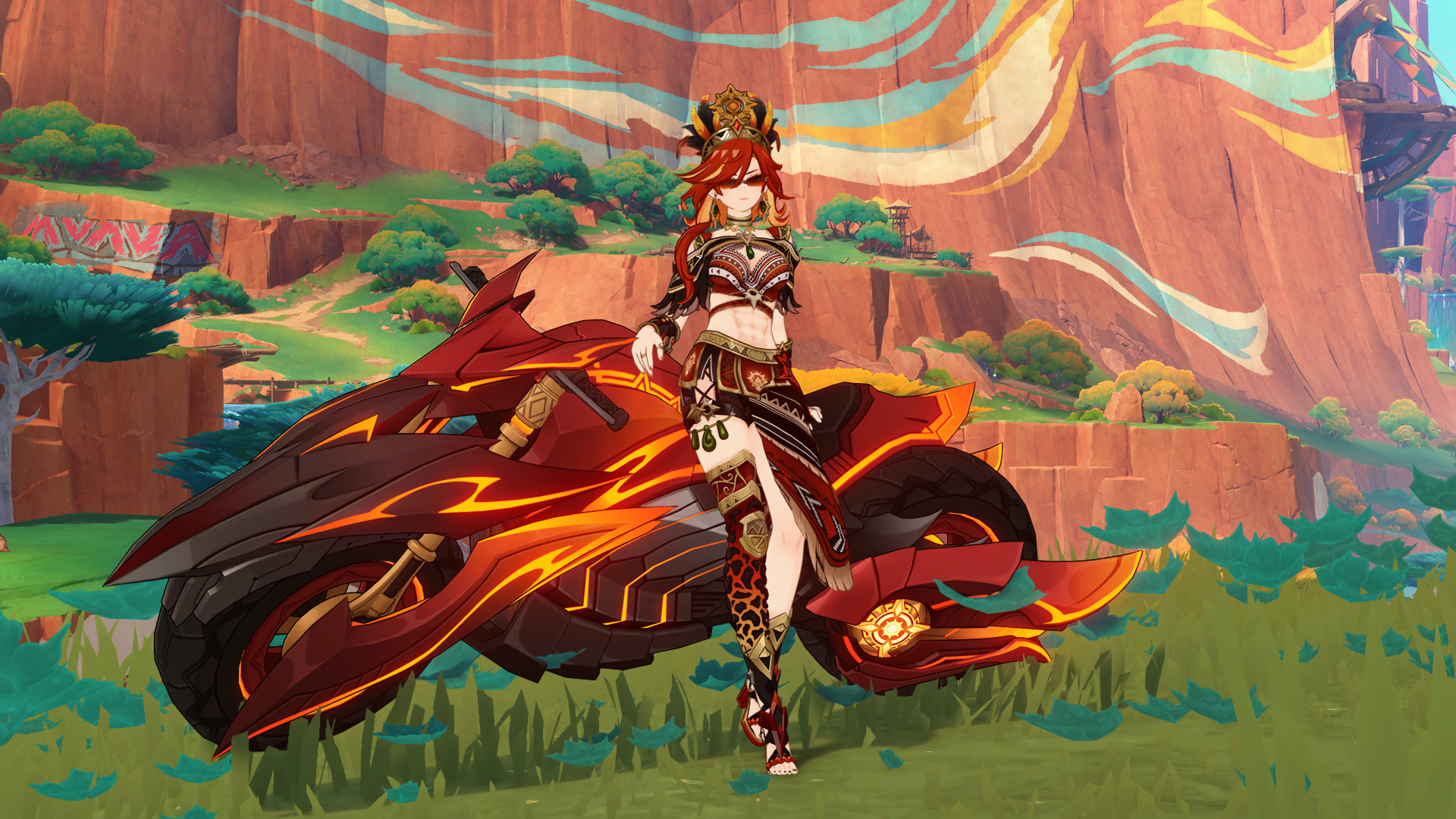 Haborym - Mavuika design retouches + new outfit Mod for Genshin Impact ...