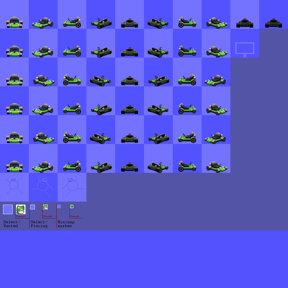 [KartMaker Template] 3D Pre-Rendered Kart Template Mod for Dr. Robotnik ...