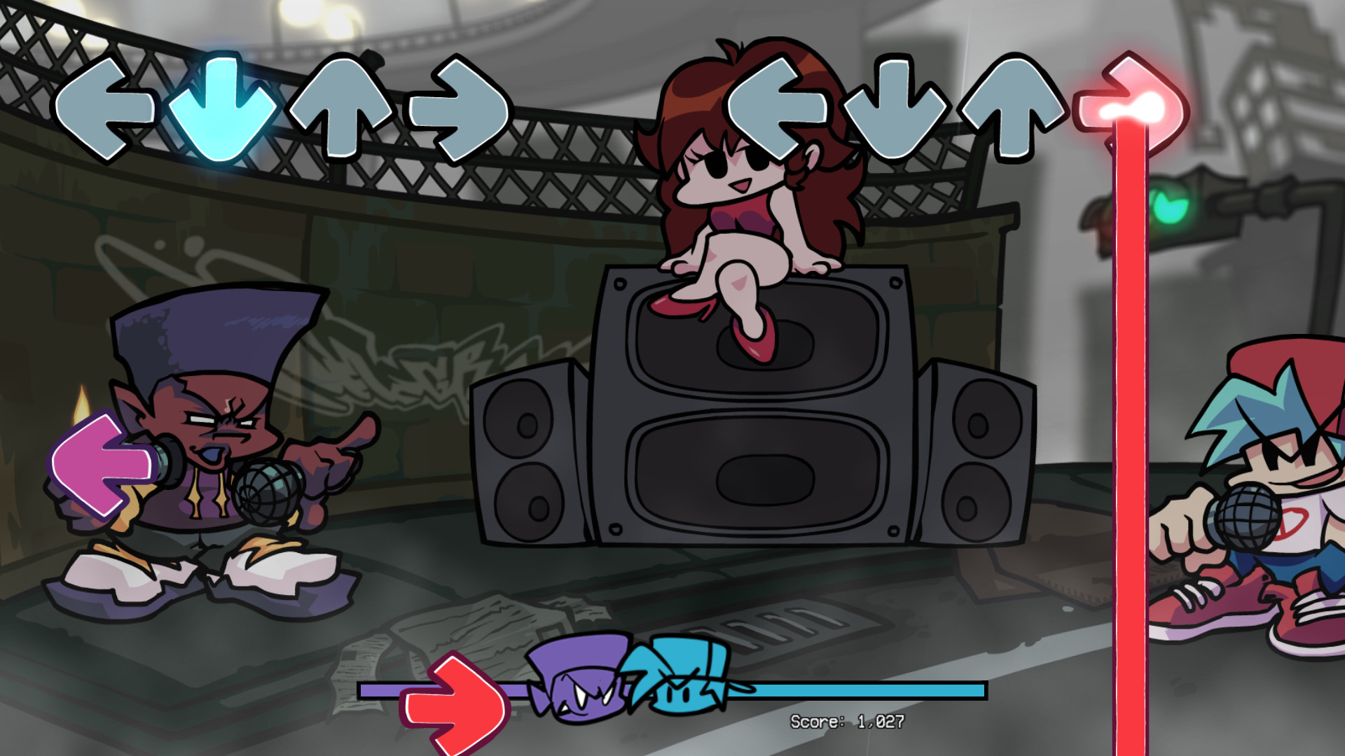 Health Bar + [V-Slice] Mod for Friday Night Funkin' | FNF Mods