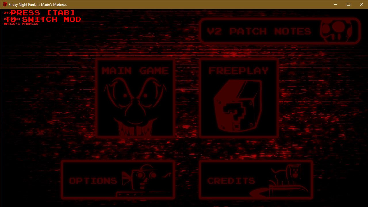 Mario's Madness CNE Port (Mini) Mod for Friday Night Funkin' | FNF Mods