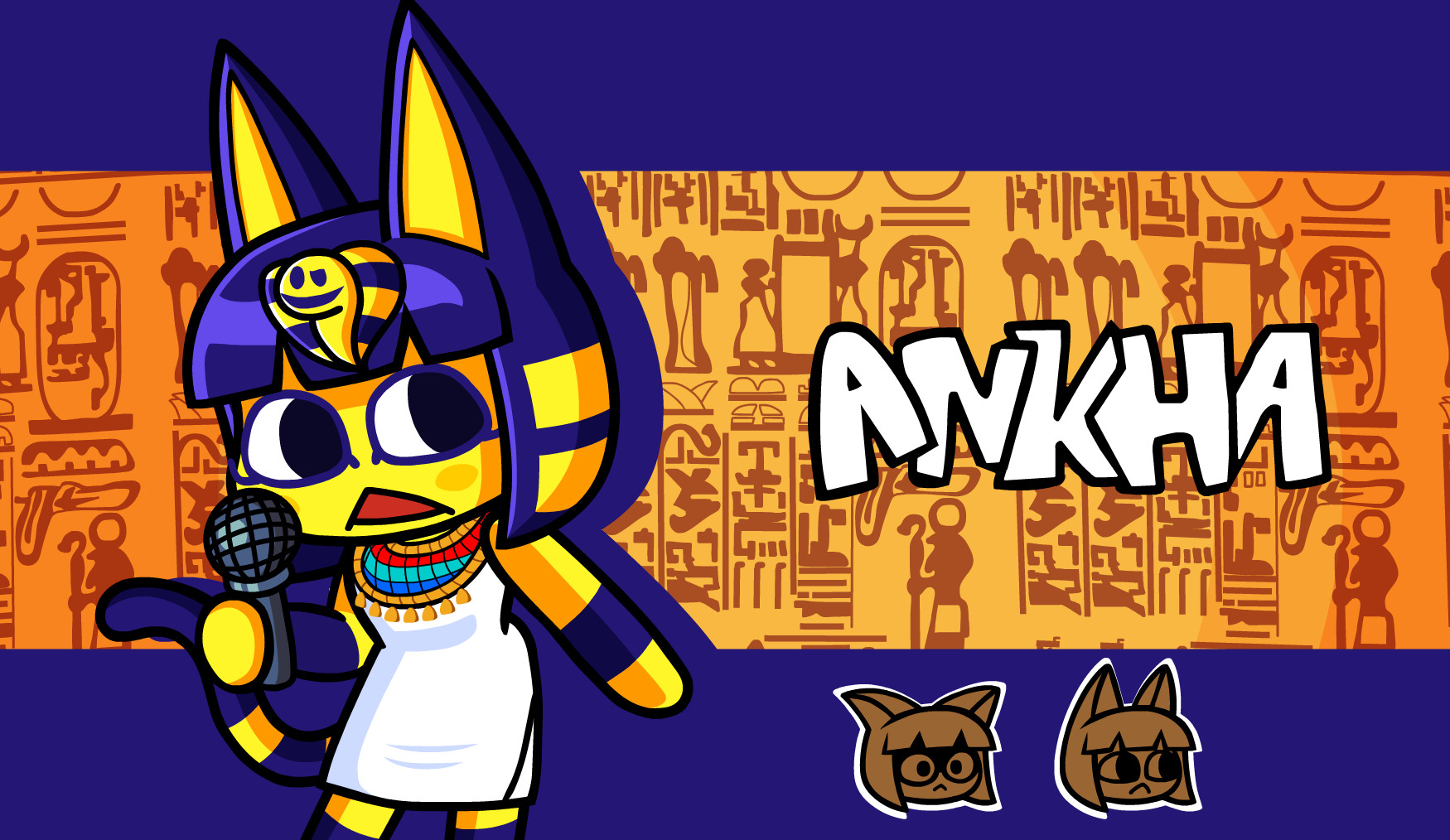 The Ankha Beat Crossing Mod for Friday Night Funkin' | FNF Mods