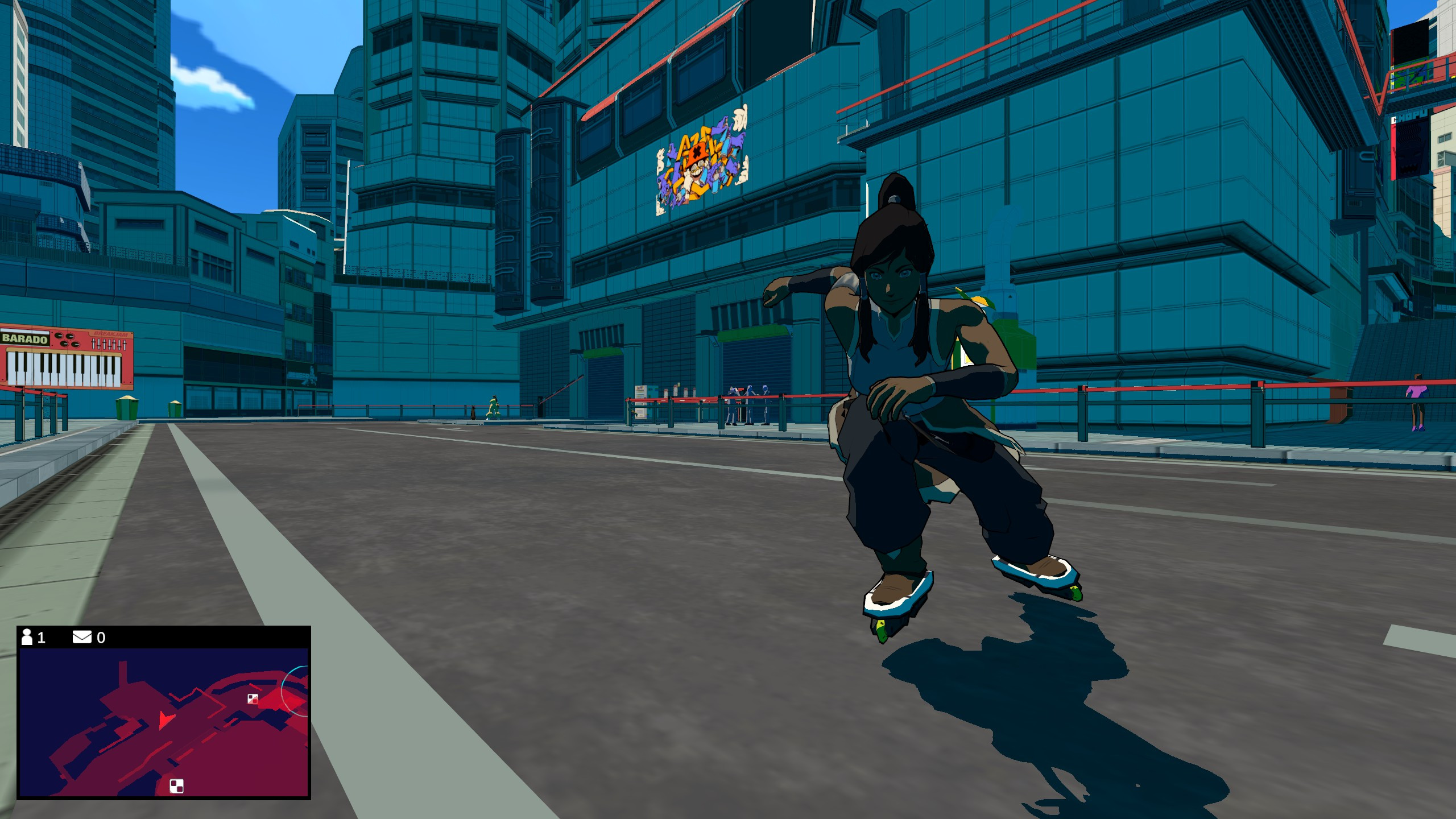 Platinum Games Korra Mod for Bomb Rush Cyberfunk | BRC Mods