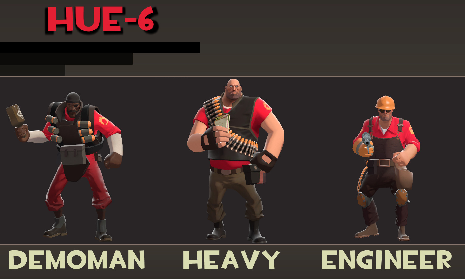 Hue-6 RED Team Hue & Sat Shift Mod for Team Fortress 2 Classified ...