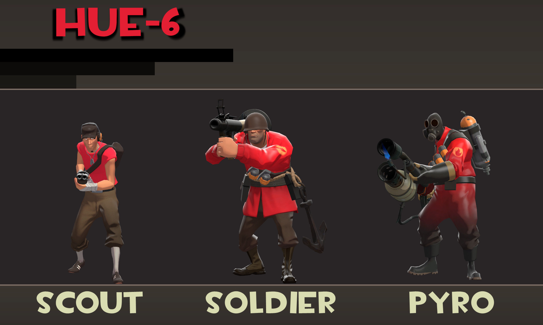 Hue-6 RED Team Hue & Sat Shift Mod for Team Fortress 2 Classified ...