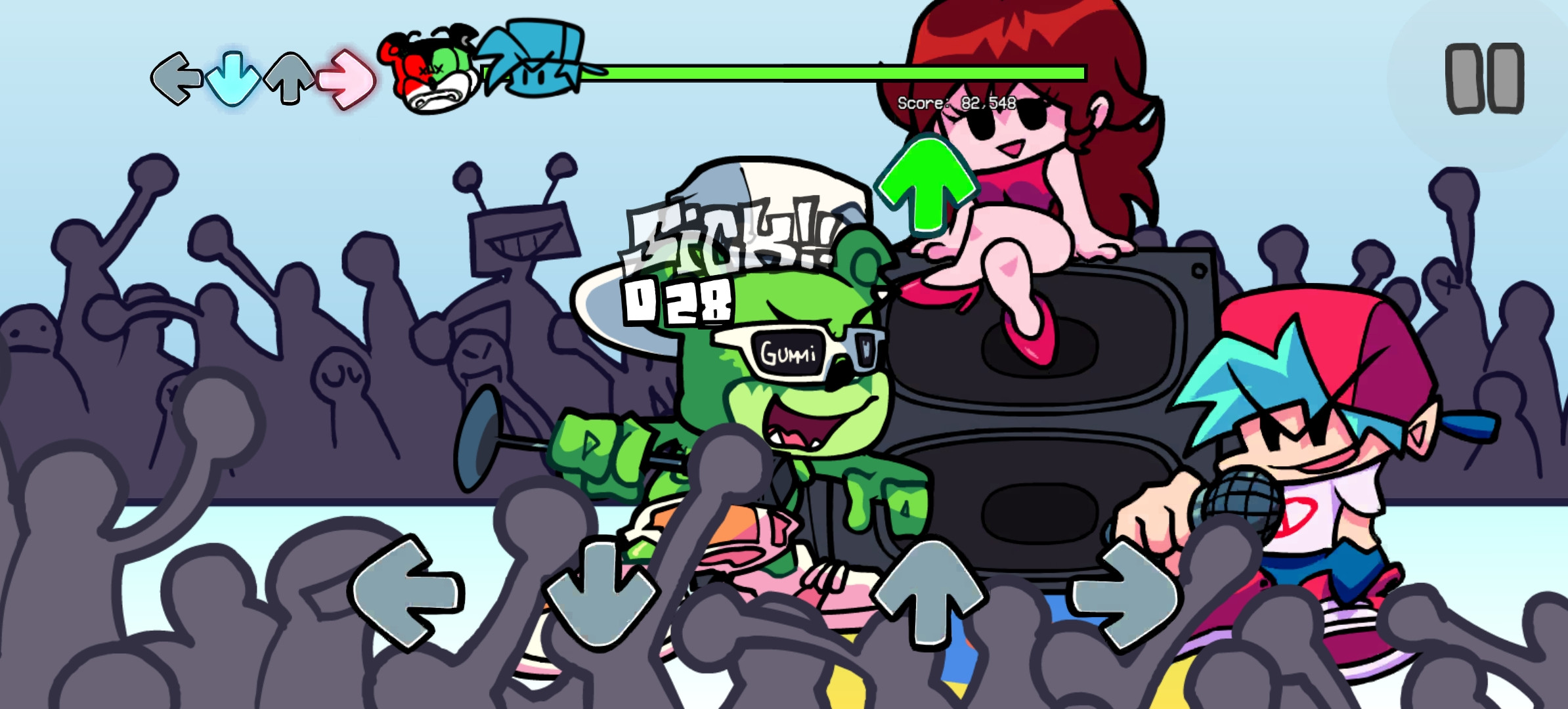 Gummibar Arabic Dub Improved Mod for Friday Night Funkin' | FNF Mods