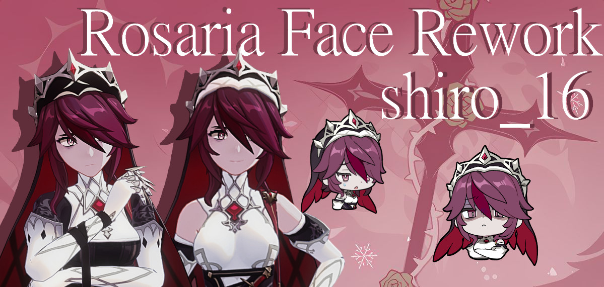 Rosaria Face Rework Mod for Genshin Impact | GI Mods