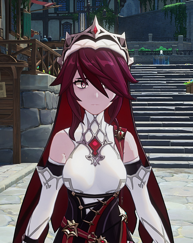 Rosaria Face Rework Mod for Genshin Impact | GI Mods