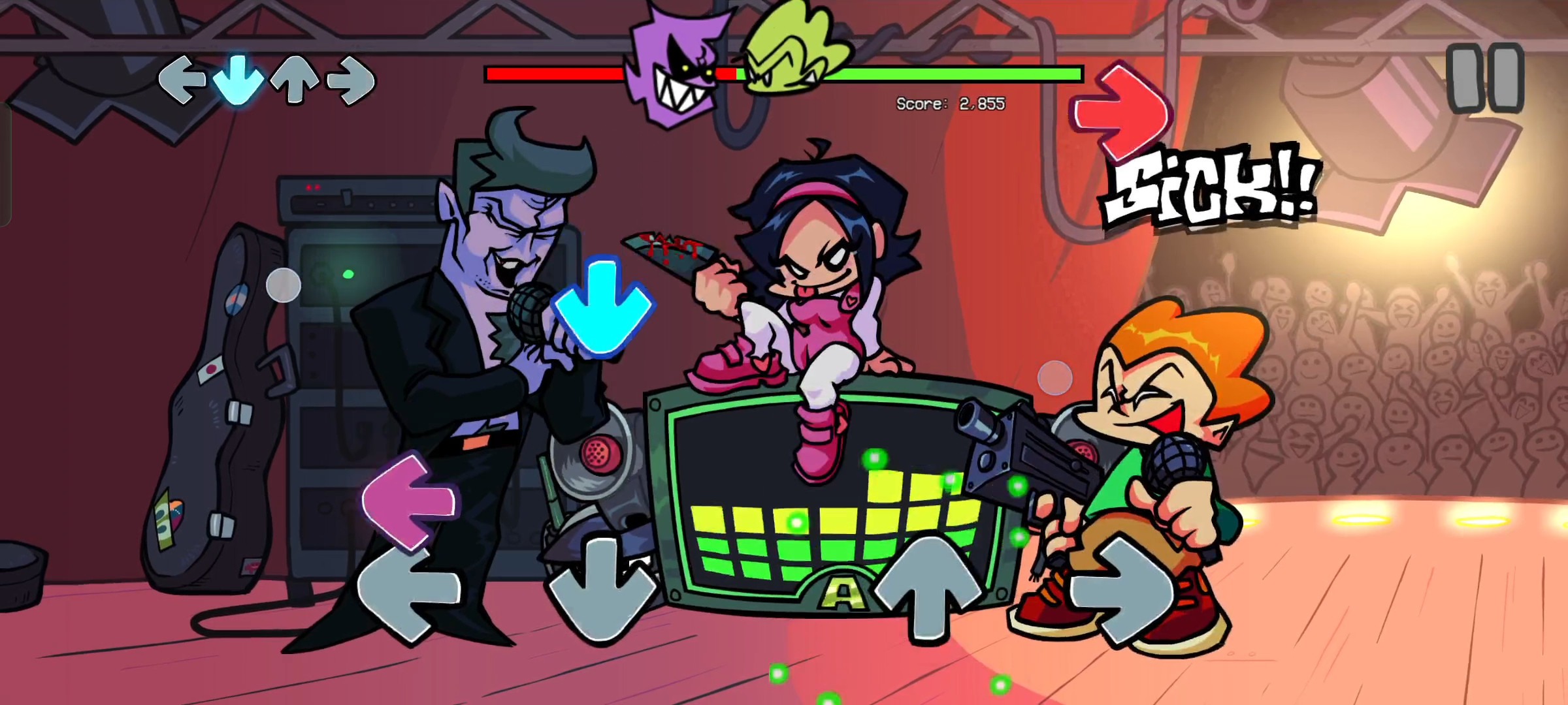 Fnf Mobile Hitbox Definitive (Transparente Custom) Mod for Friday Night ...