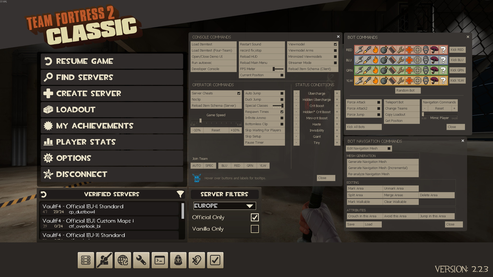 Xbox360 Styled Main Menu (Fixed) Mod for Team Fortress 2 Classified ...