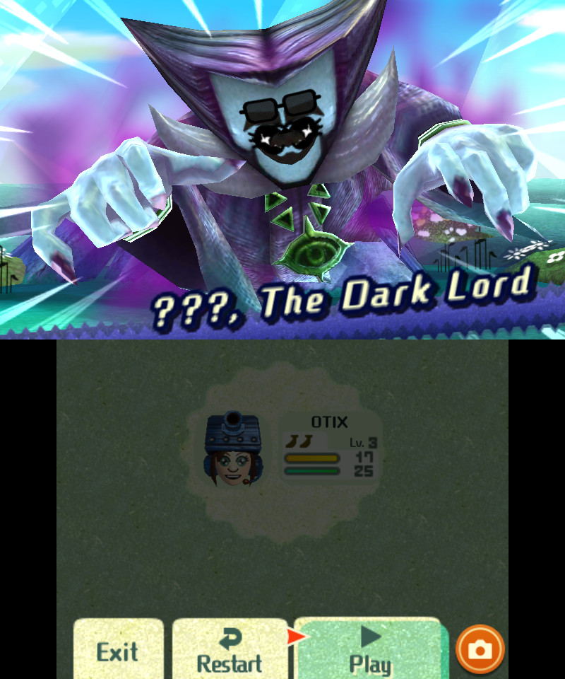 Dark Lord in Greenhorne Mod for Miitopia (3DS) | MT (3DS) Mods