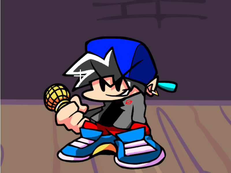 Silver over boyfriend Mod for Friday Night Funkin' | FNF Mods