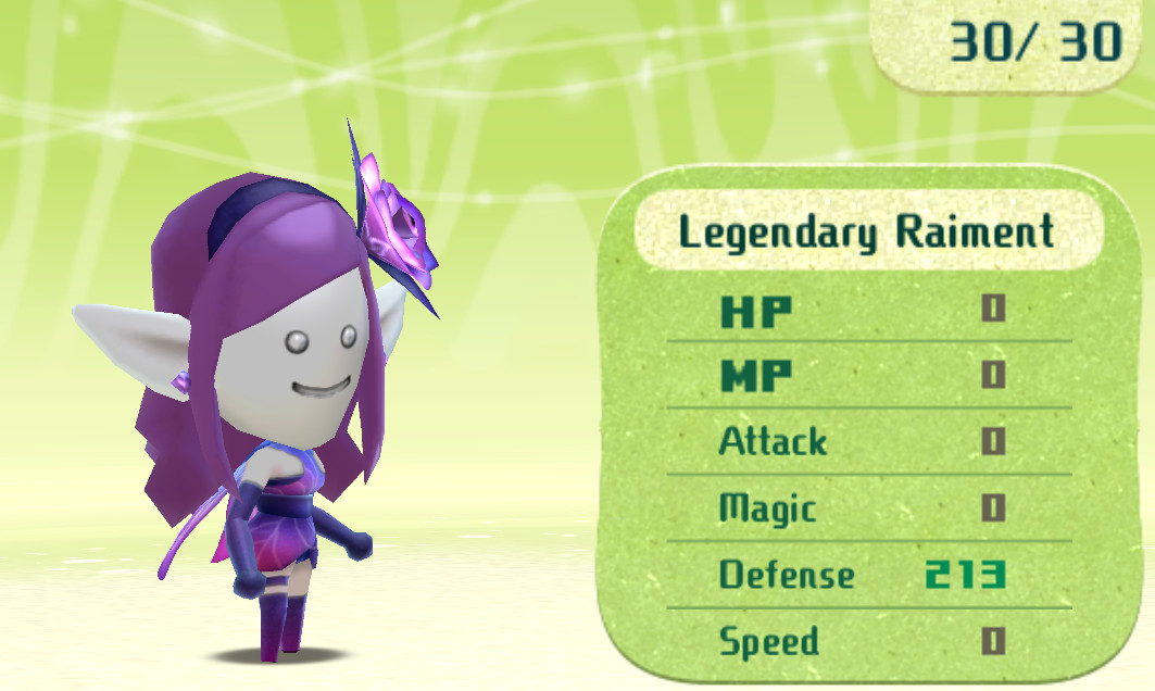 Eldest Fab Fairy outfit over Legendary Elf Set Mod for Miitopia (3DS ...