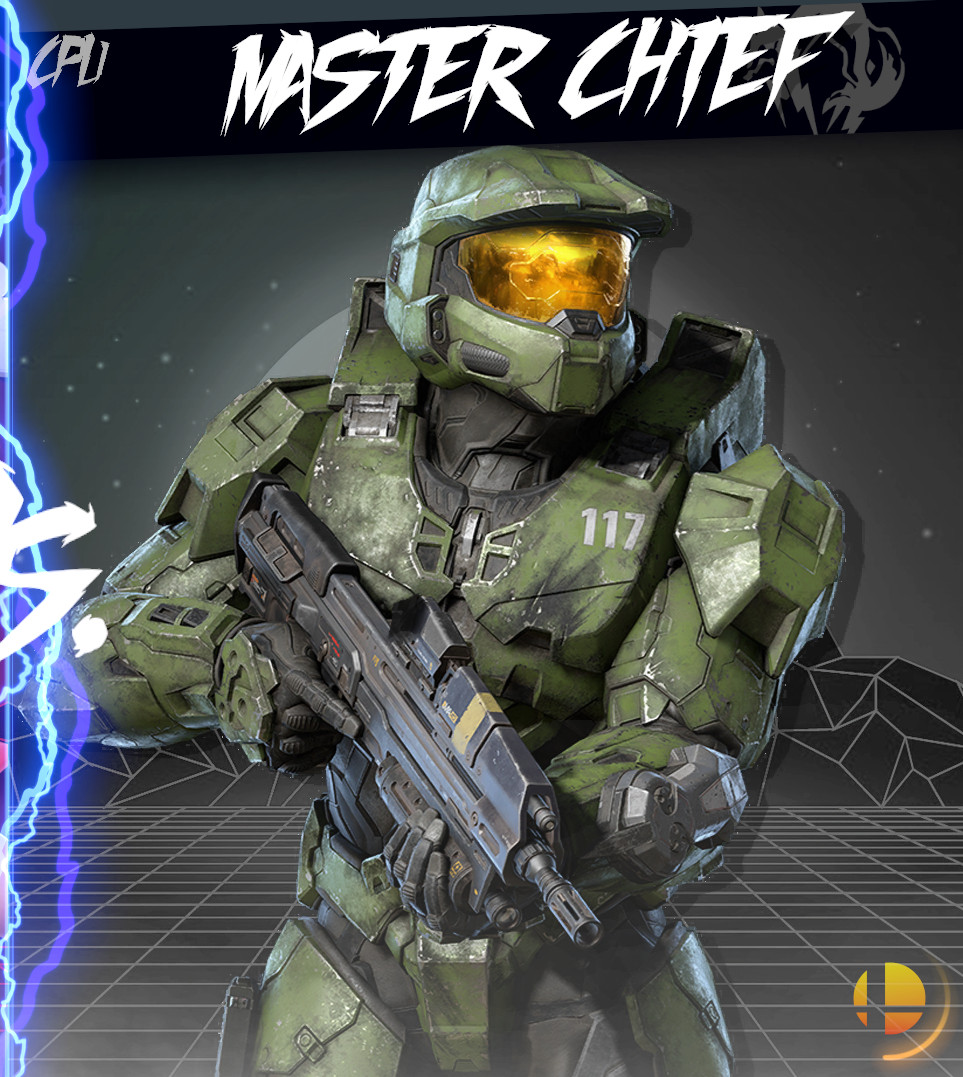 HD UI for Master Chief Mod for Super Smash Bros. Ultimate | SSBU Mods