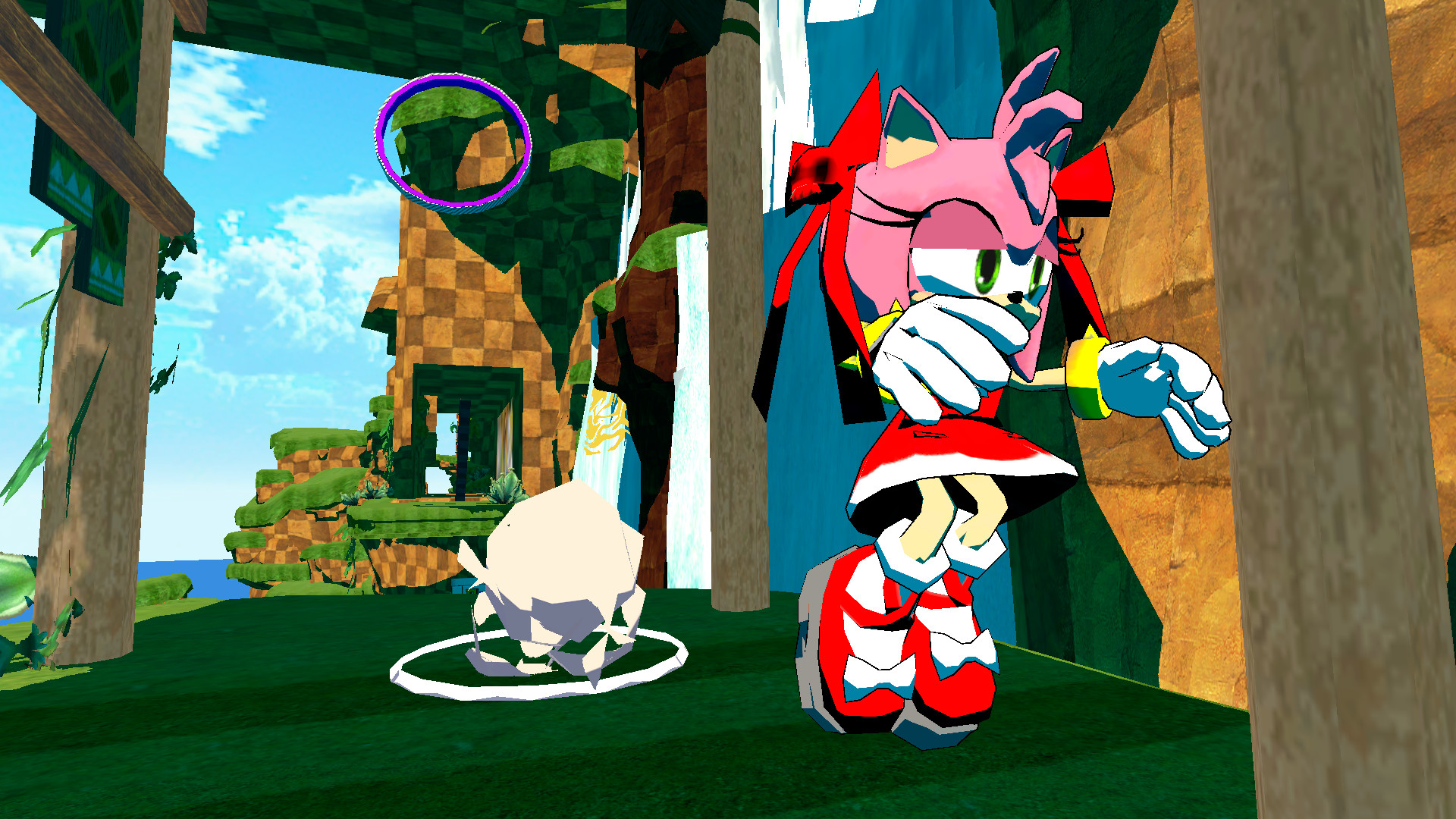 Amy Rose (Alt-Goth Version) Mod for Bomb Rush Cyberfunk | BRC Mods