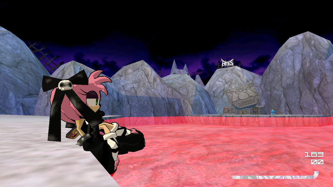 Amy Rose (Alt-Goth Version) Mod for Bomb Rush Cyberfunk | BRC Mods