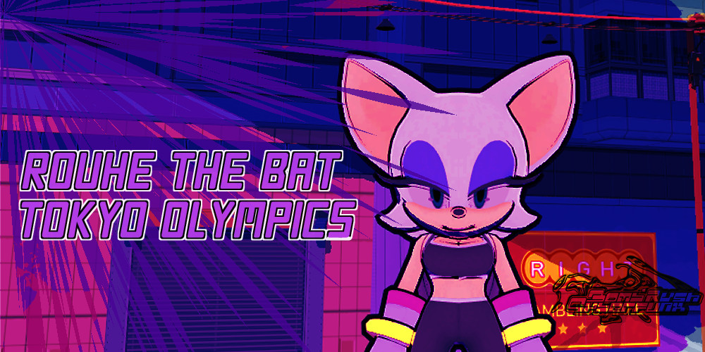 Rouge The Bat (Tokyo Olympics) Mod for Bomb Rush Cyberfunk | BRC Mods