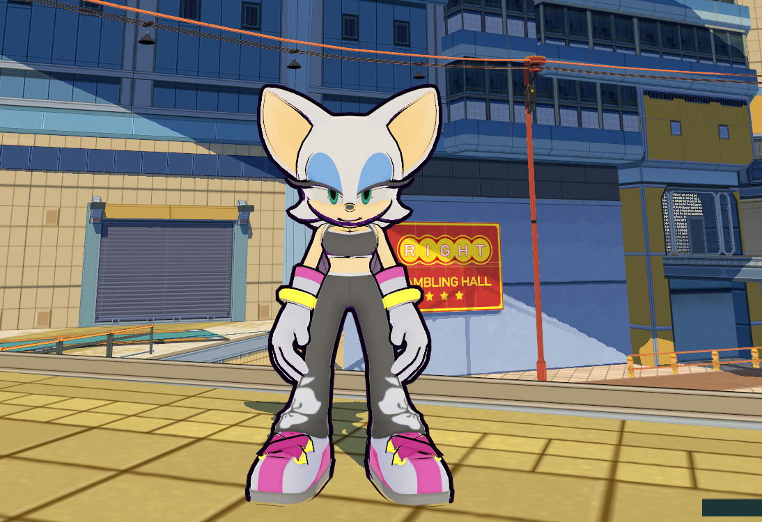 Rouge The Bat (Tokyo Olympics) Mod for Bomb Rush Cyberfunk | BRC Mods