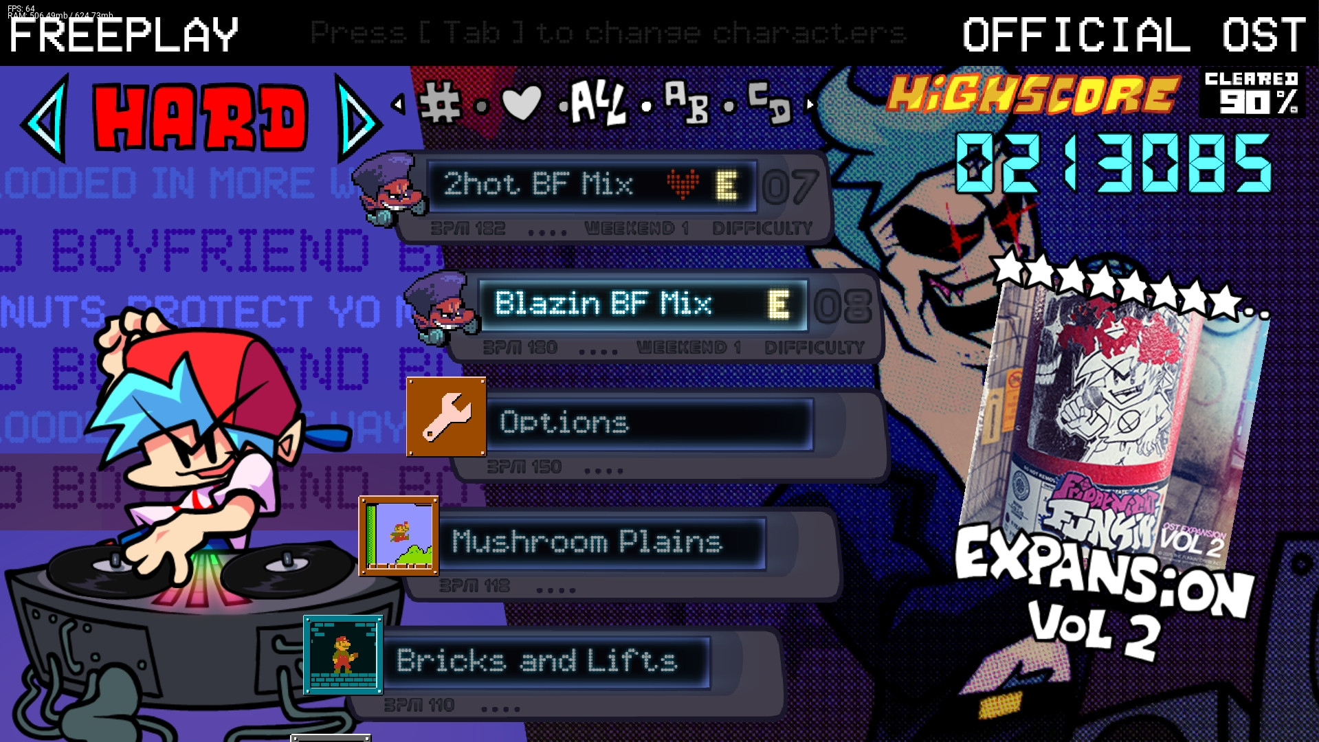 Due Debts BF Mix Extended Mod for Friday Night Funkin' | FNF Mods