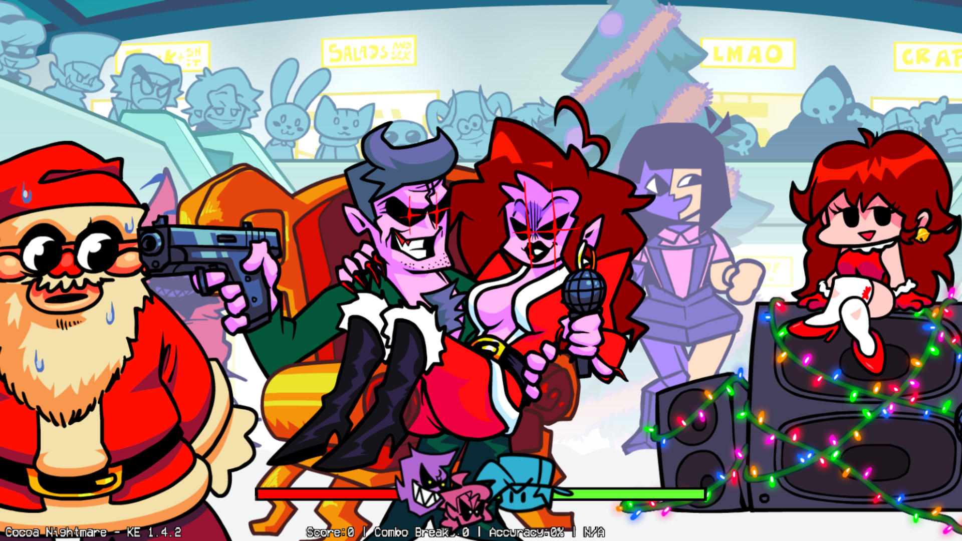 Erect Remixes In Kade Engine Mod for Friday Night Funkin' | FNF Mods